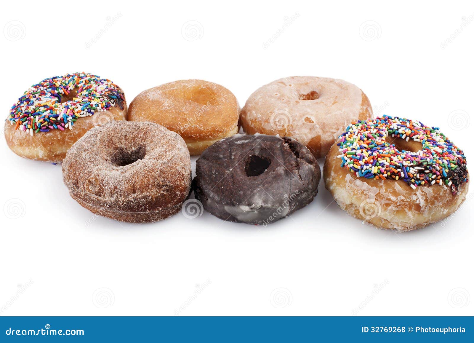 Assorted Donuts stock photo. Image of fried, icing, brown - 32769268