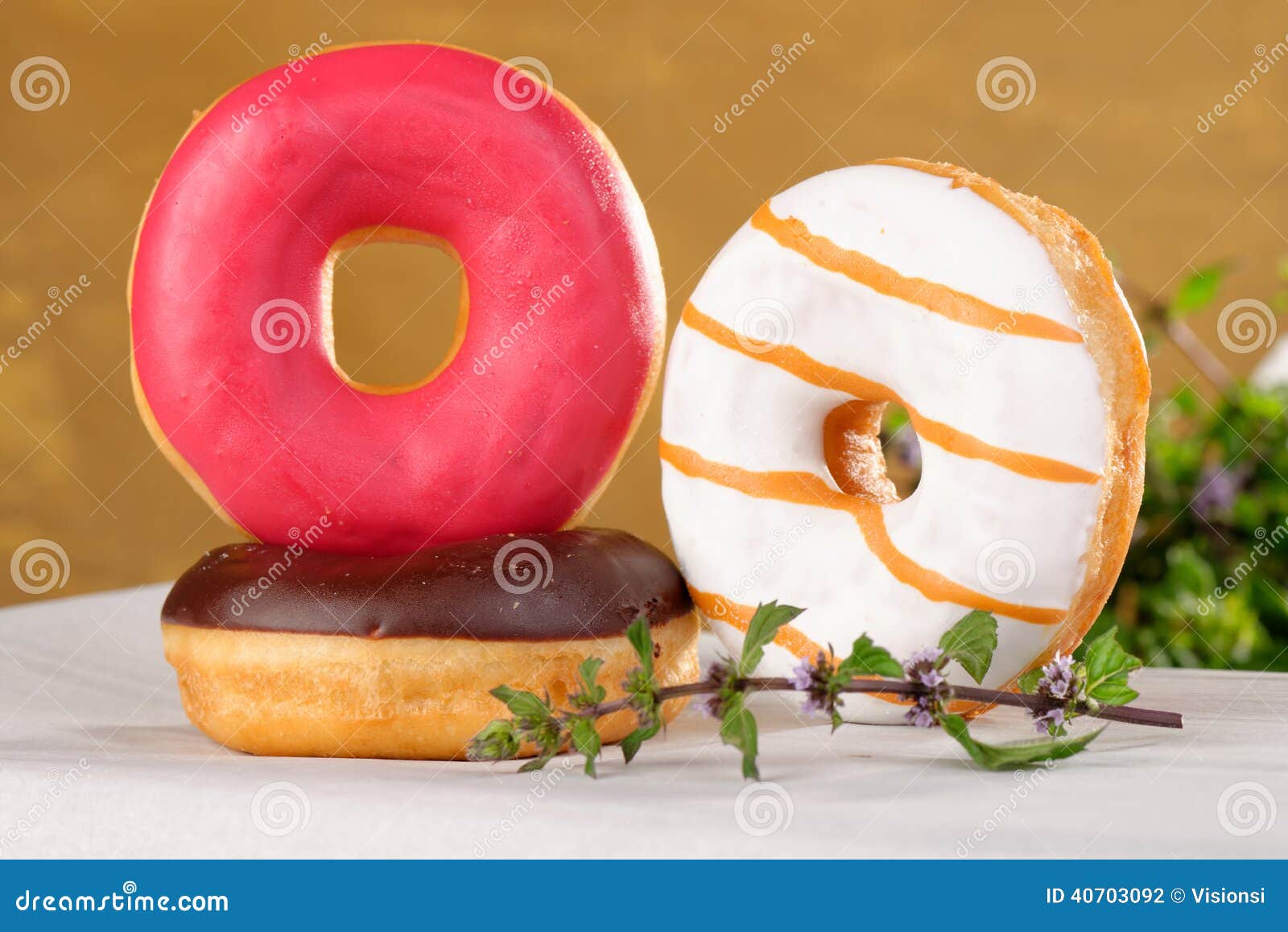 Assorted donuts stock photo. Image of pastry, fresh, isolated - 40703092