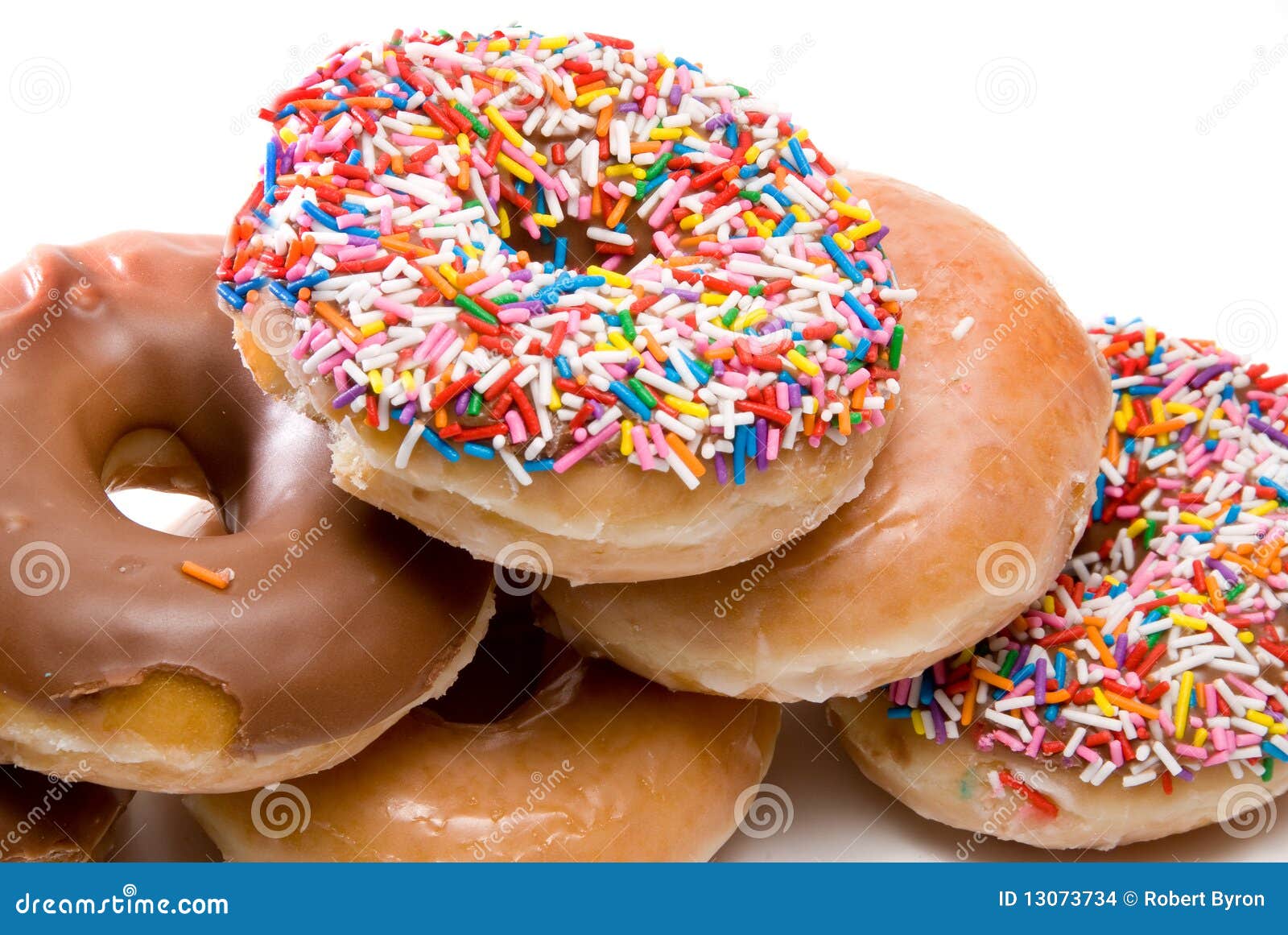 Assorted Doughnuts stock photo. Image of american, donut - 13073734