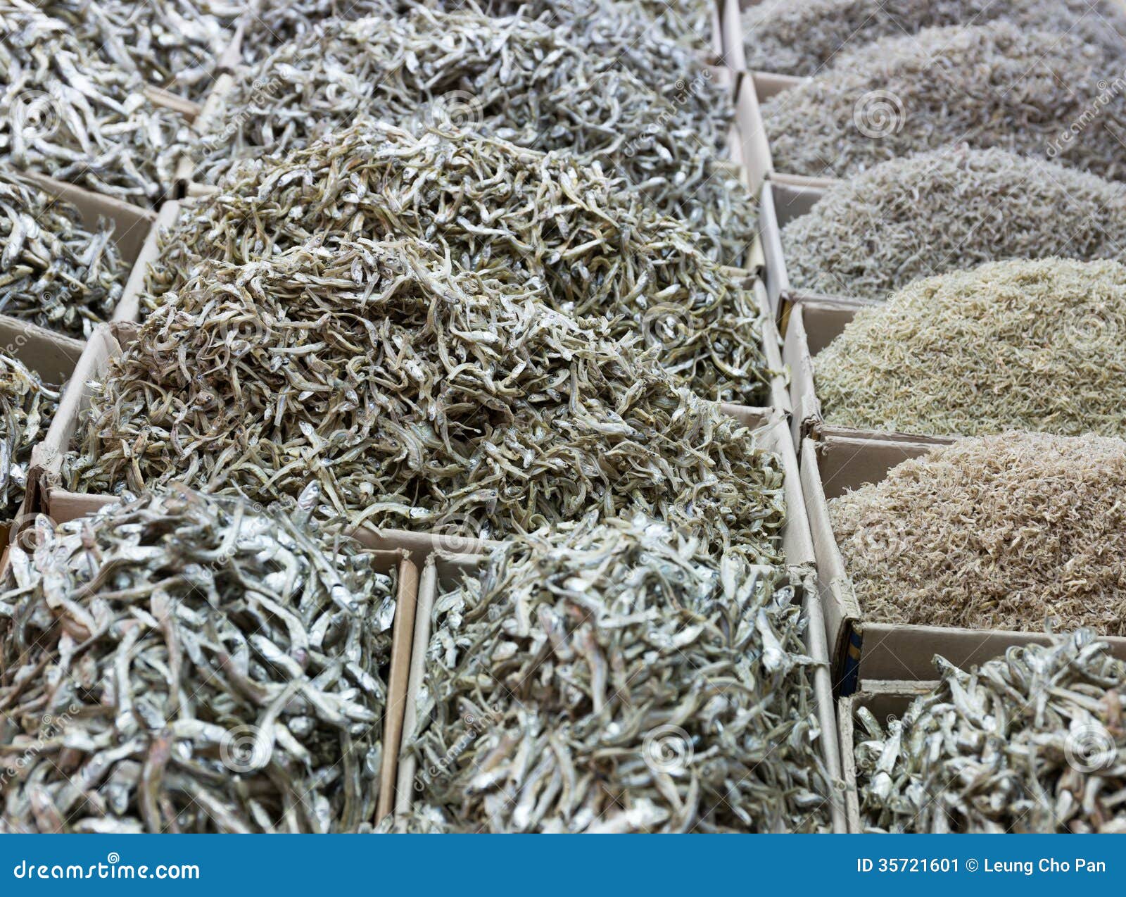Assorted Dried Anchovy Fish Stock Image - Image of pile, preserved ...
