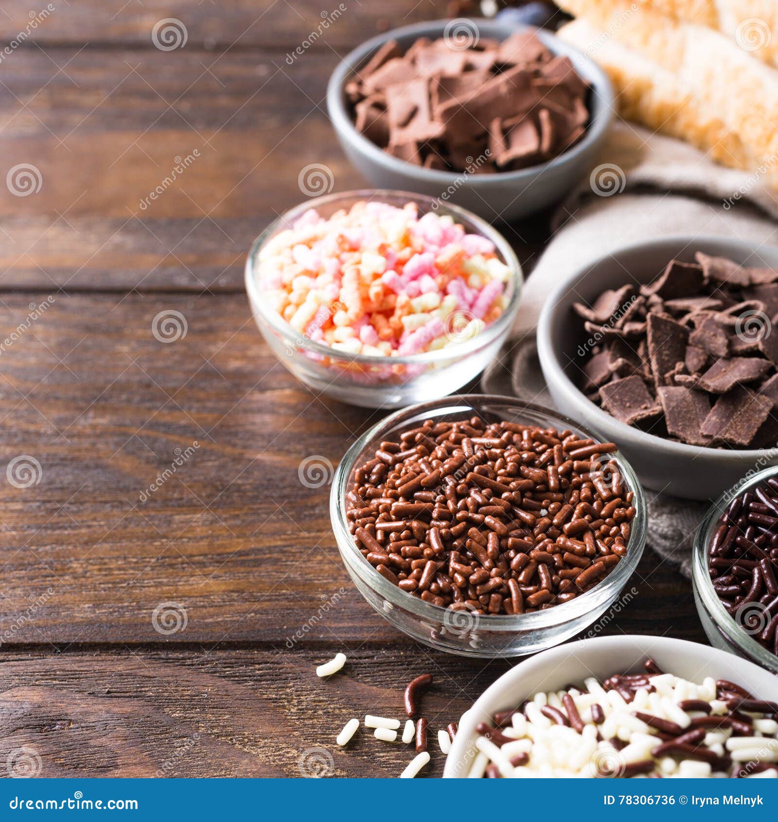 Assorted Dutch Hagelslag Sprinkles. Stock Photo - Image of baked ...