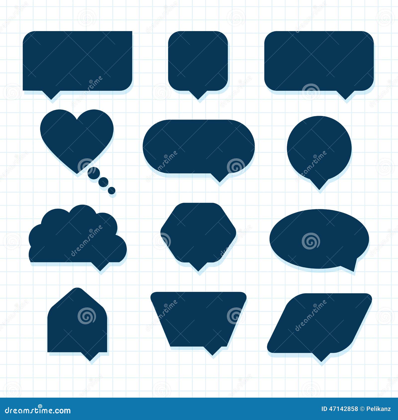 Round Corner Box Die Cut Template Cartoon Vector | CartoonDealer.com ...