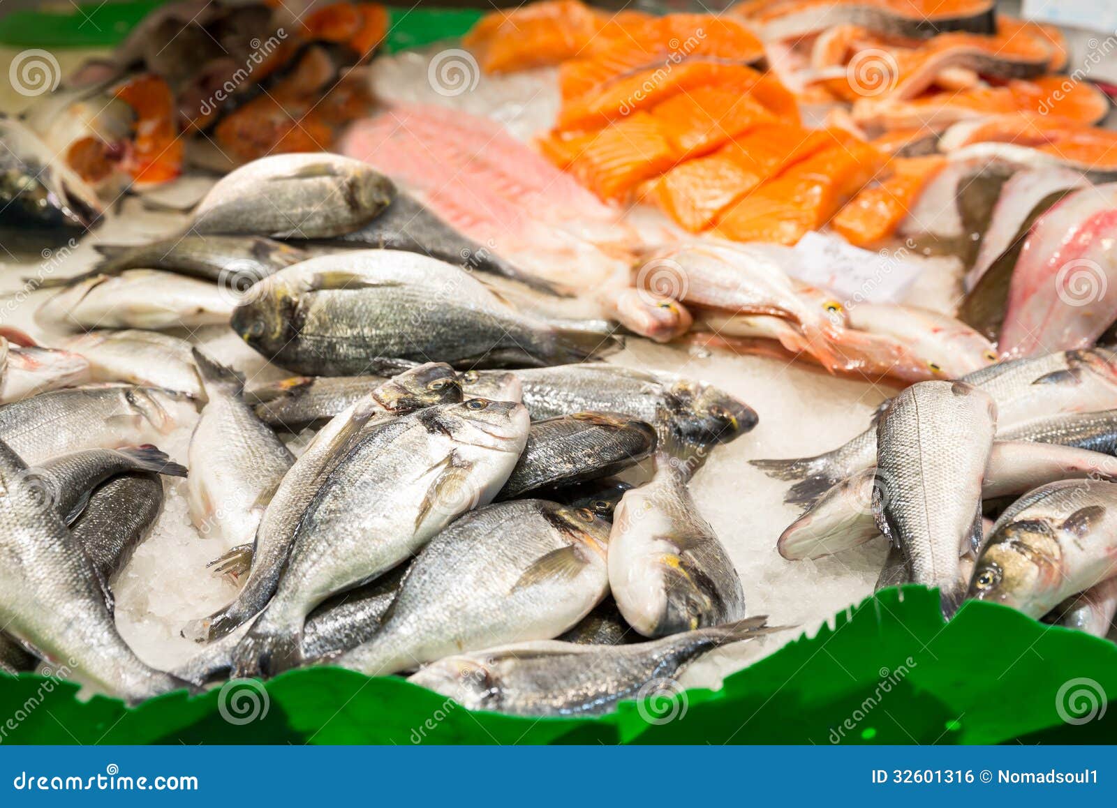 Assorted fish stock photo. Image of objects, healthy - 32601316