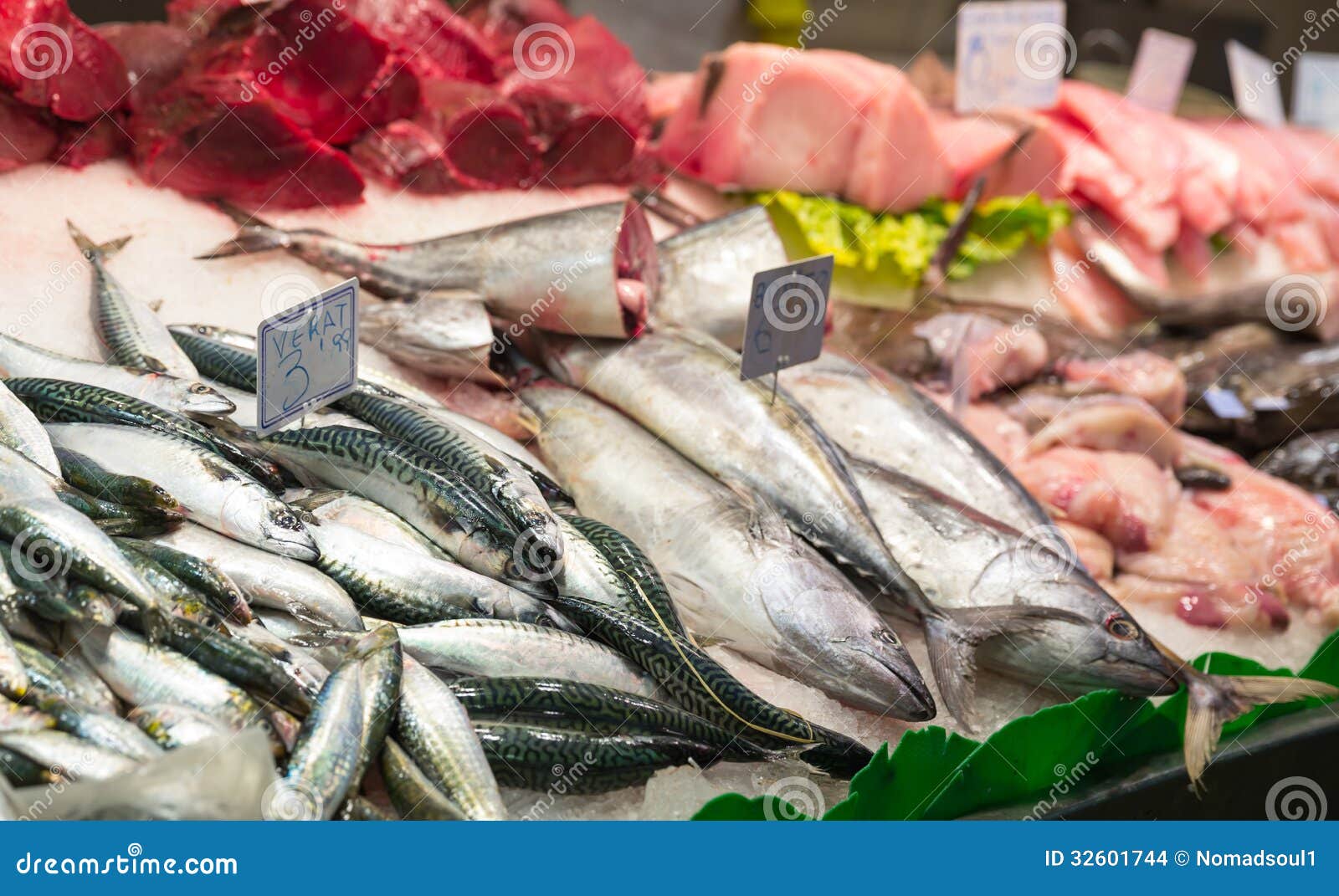 Assorted fish stock photo. Image of healthy, assorted - 32601744