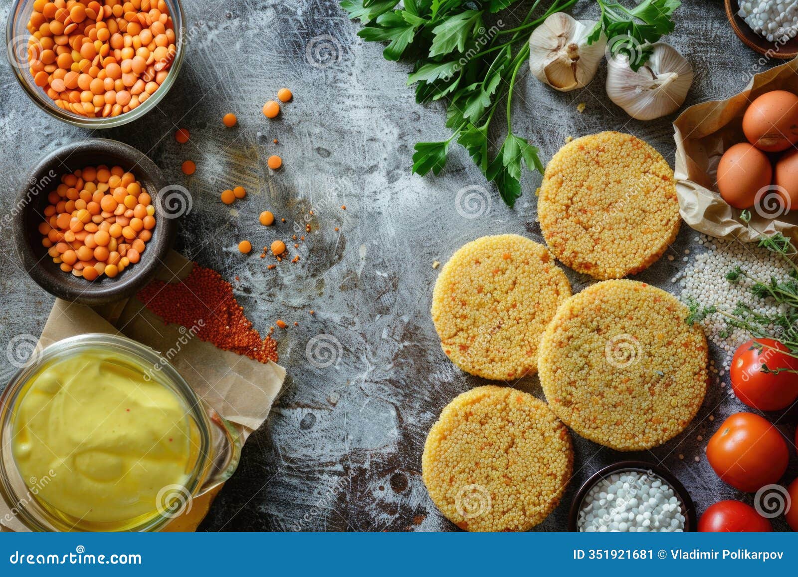 Assorted Food Items Displayed on a Table, Suitable for Various Culinary ...