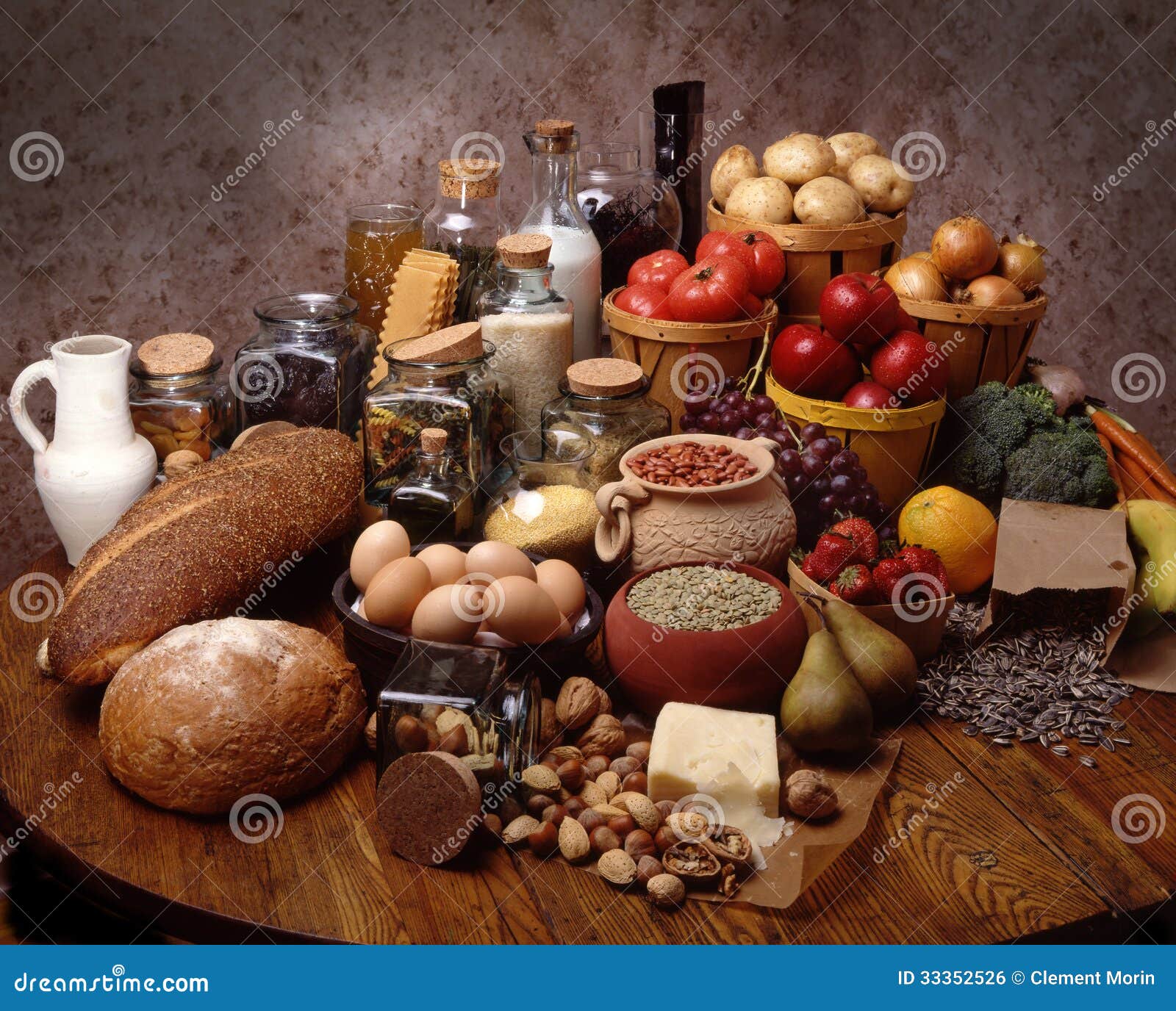 Assorted food stock photo. Image of brocoli, bean, apricot - 33352526