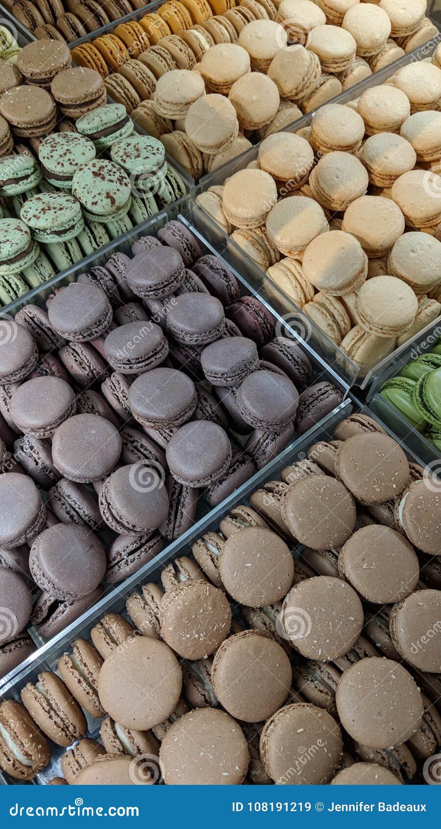 Assorted French macaroons stock image. Image of treats - 108191219