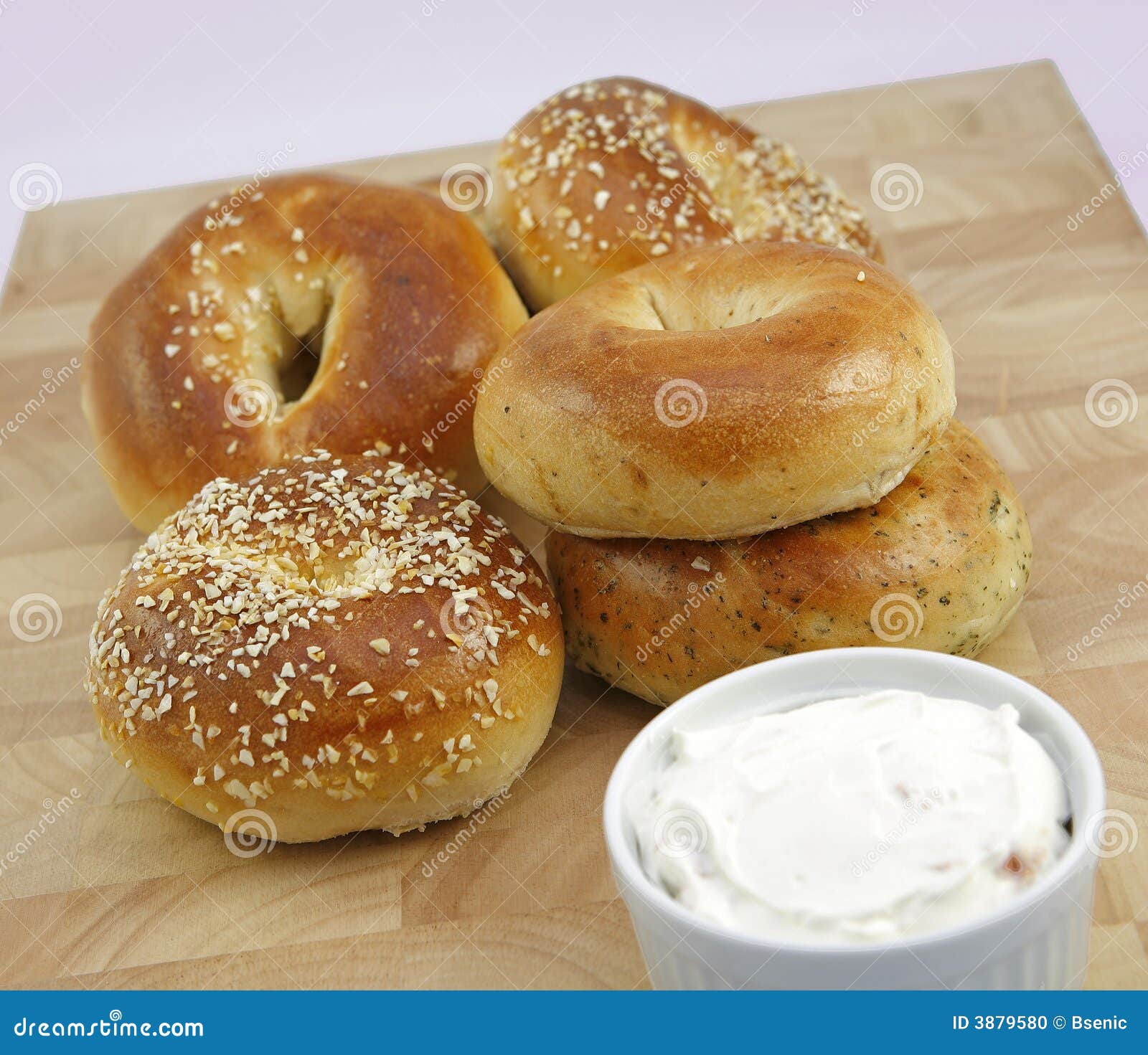 Assorted fresh bagels stock photo. Image of nutrients - 3879580