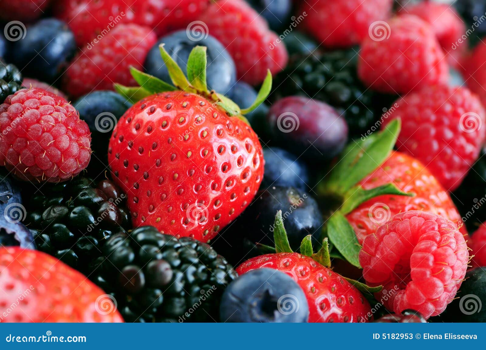 Assorted fresh berries stock image. Image of details, detail - 5182953