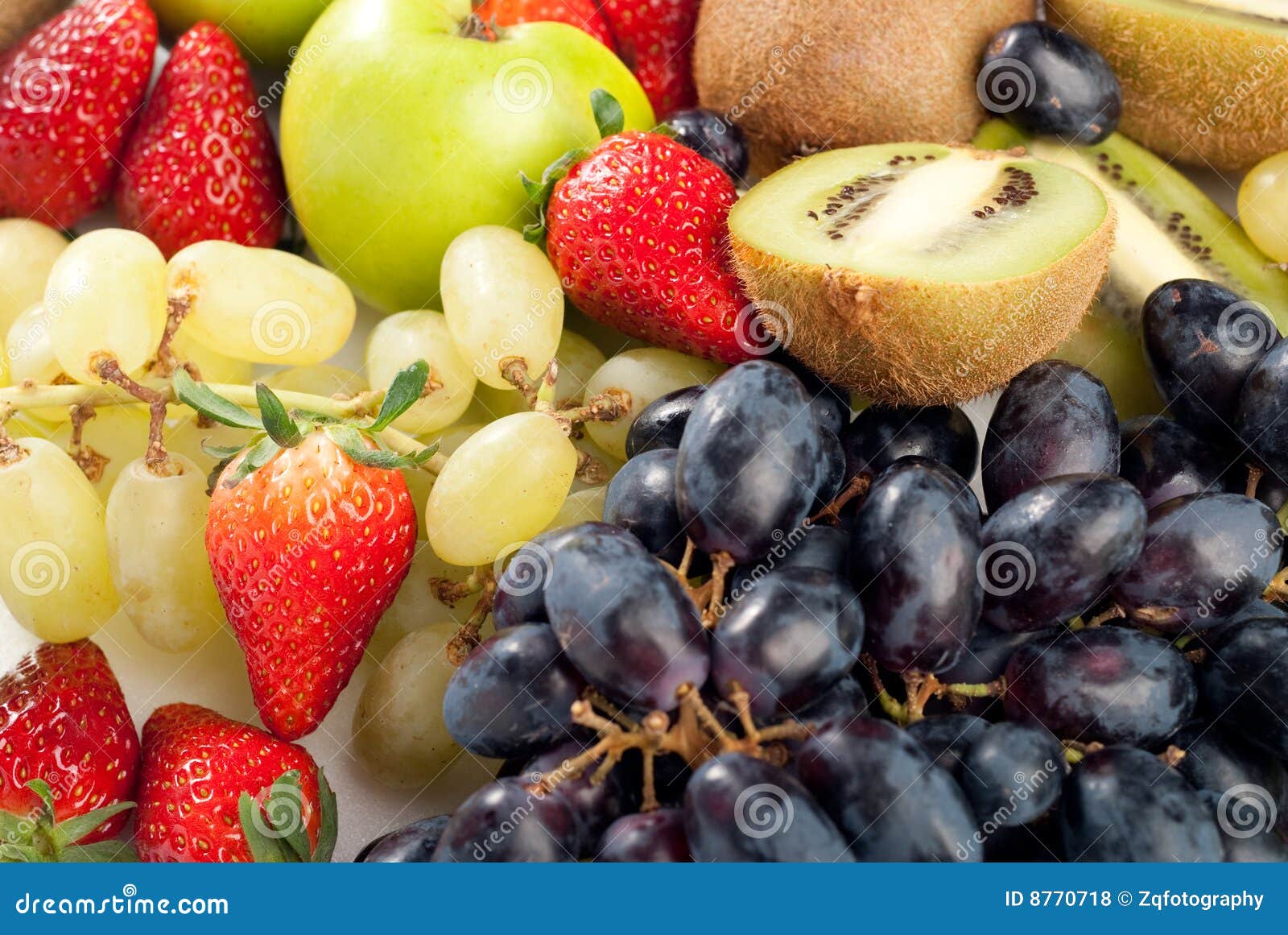Assorted Fresh Fruits Background Stock Photo - Image of group ...