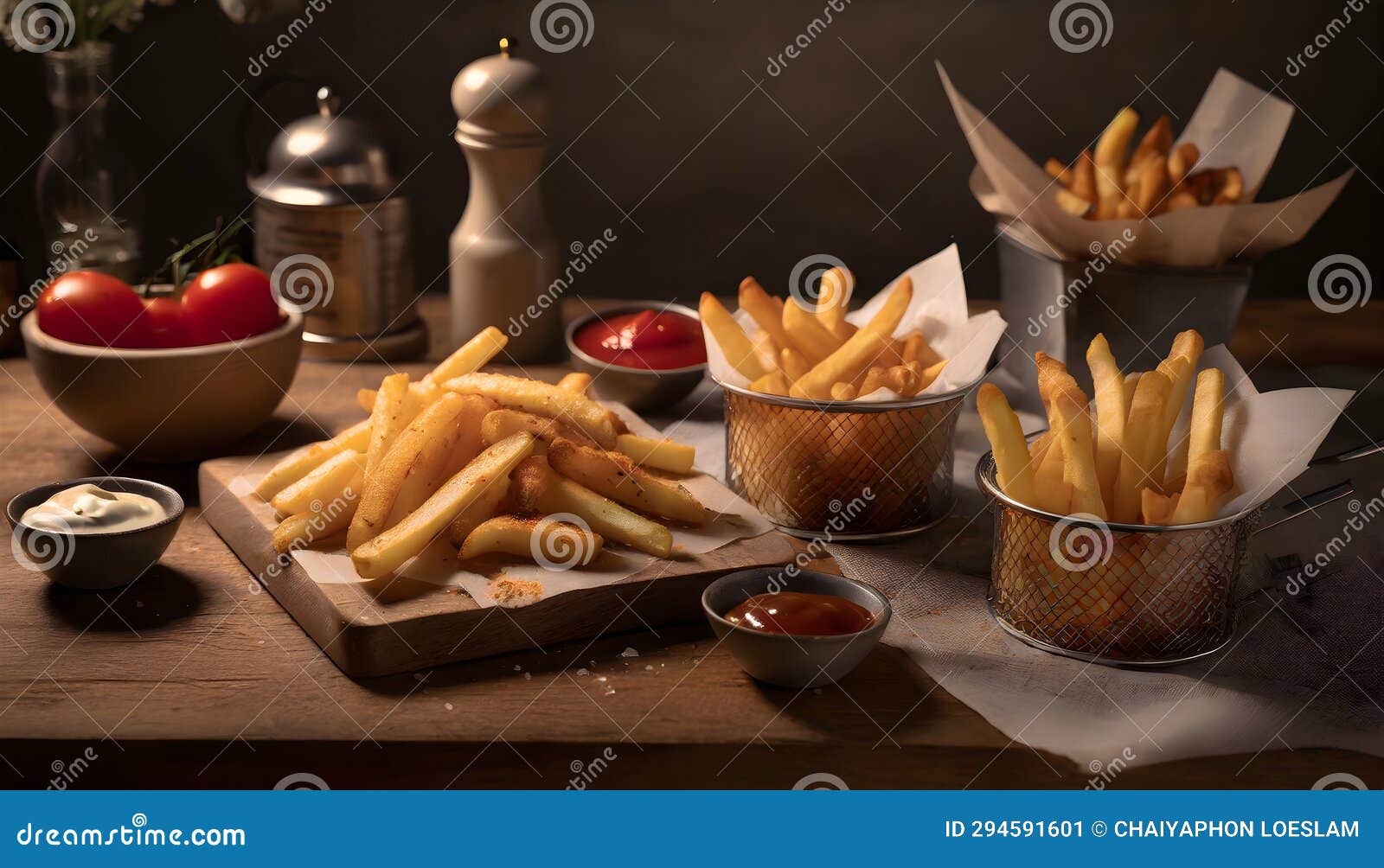 Assorted Fried Chicken, Food Photography Stock Image - Image of fries ...