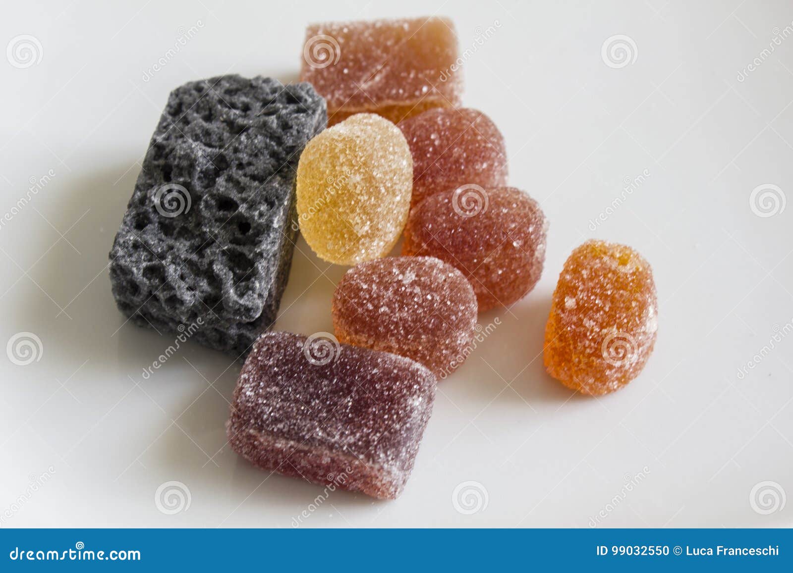 Sweet Coal with Candy Gummy Stock Photo - Image of fuel, color: 99032550