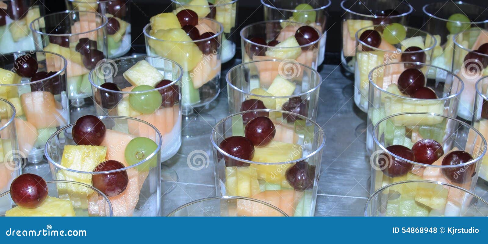 Assorted fruit cups stock photo. Image of bowl, strawberry - 54868948
