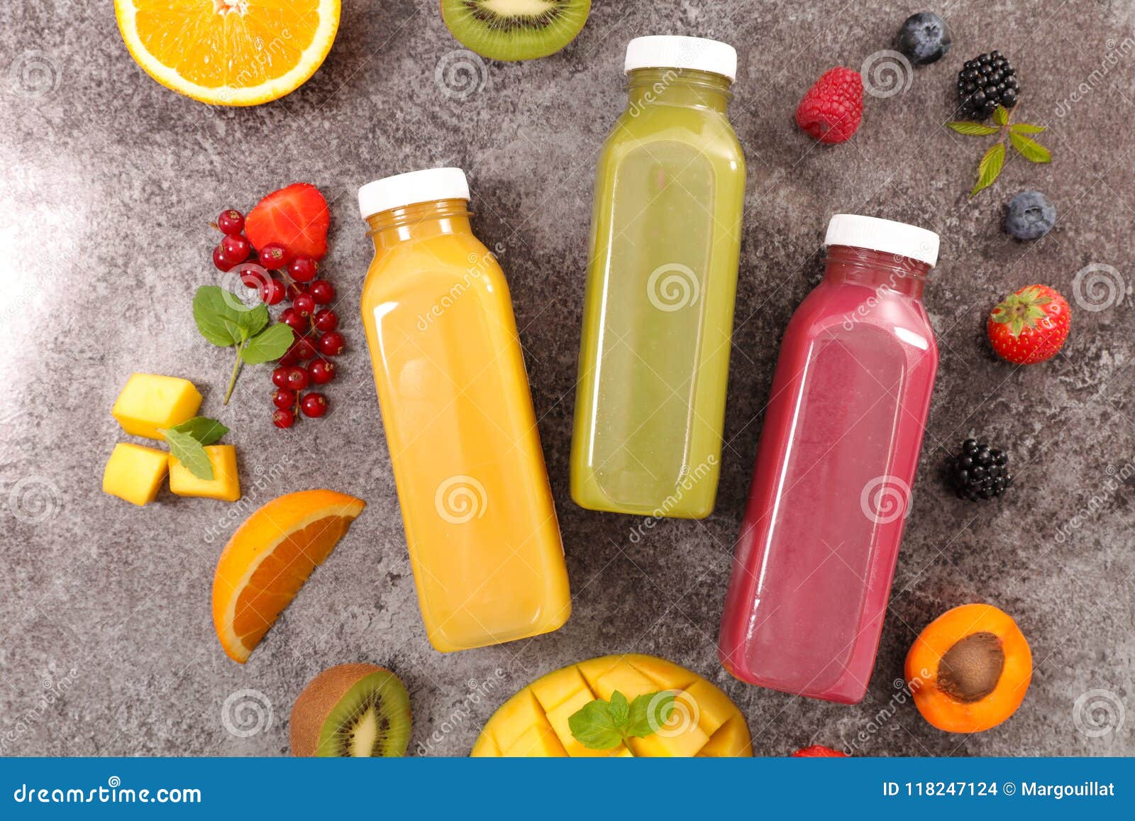 Assorted fruit juice stock photo. Image of beverage - 118247124