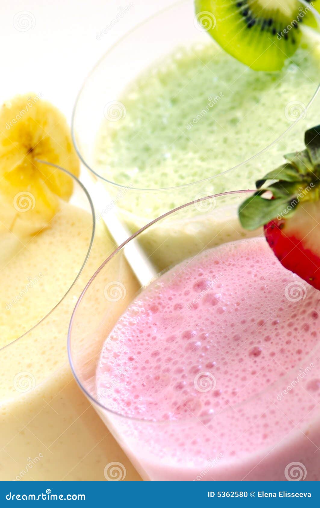 Assorted fruit smoothies stock photo. Image of macro, closeup - 5362580
