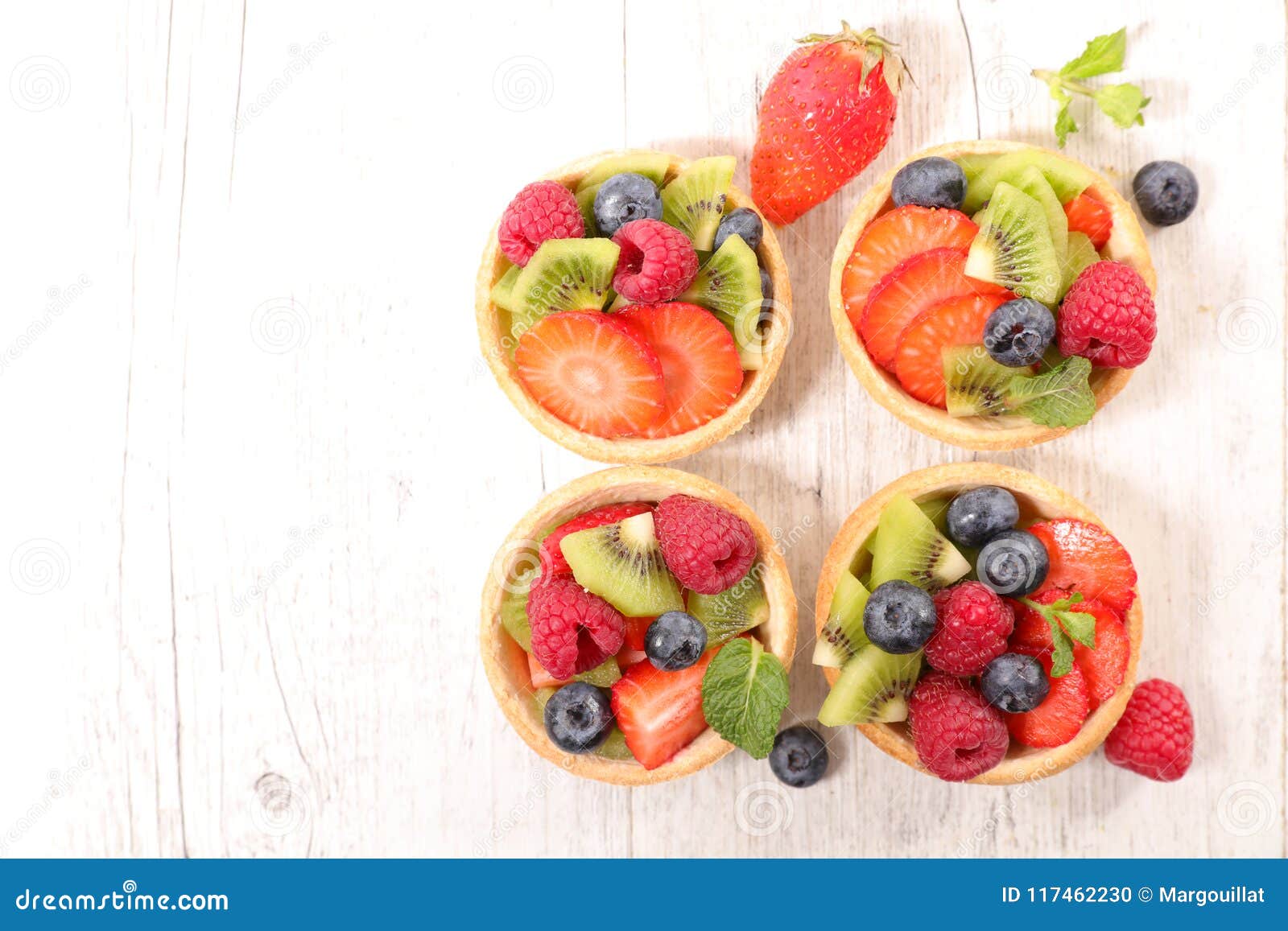Assorted fruit tartlet stock photo. Image of confection - 117462230