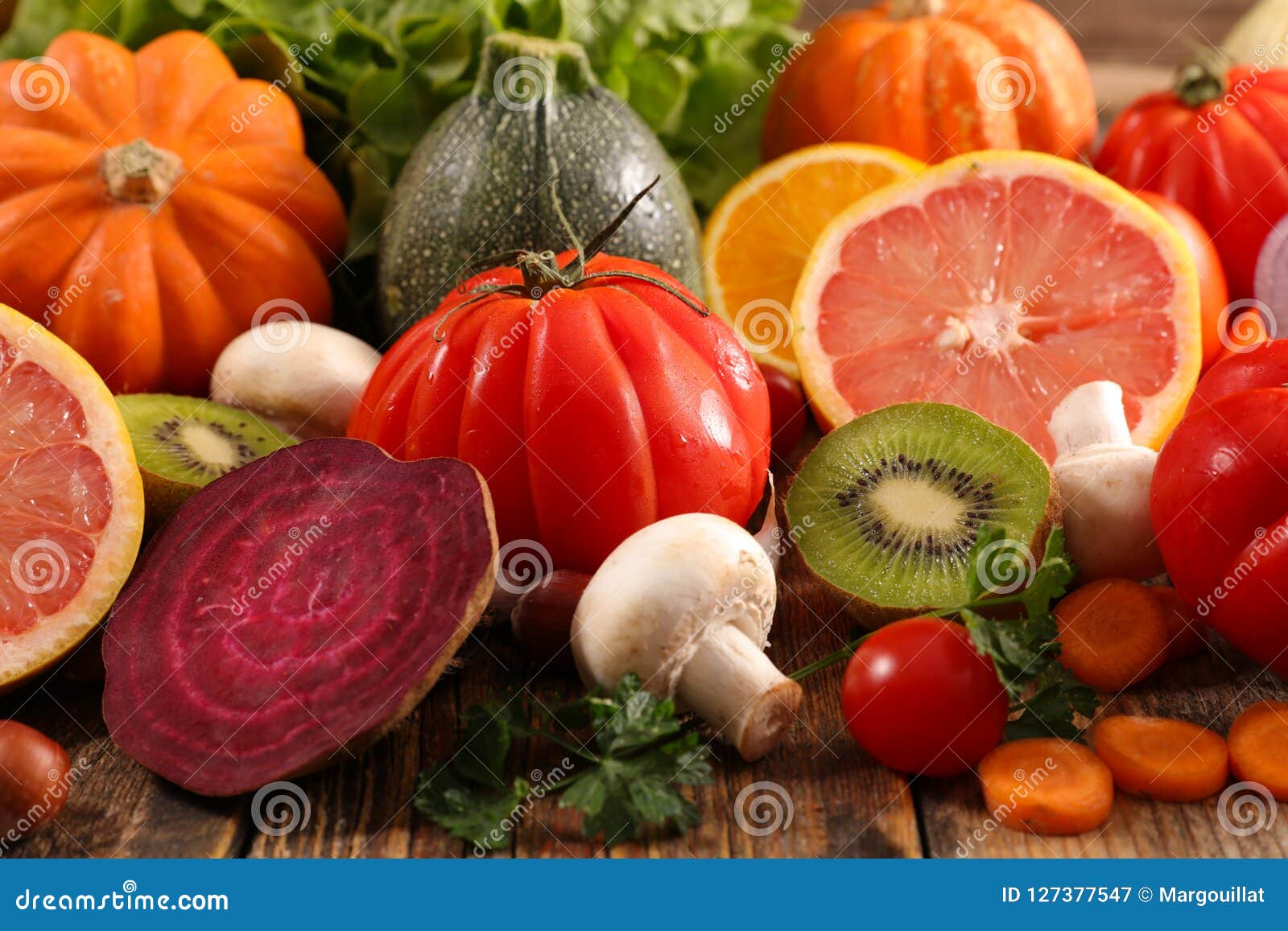 Assorted Fruit and Vegetable Stock Image - Image of autumn, tomato ...