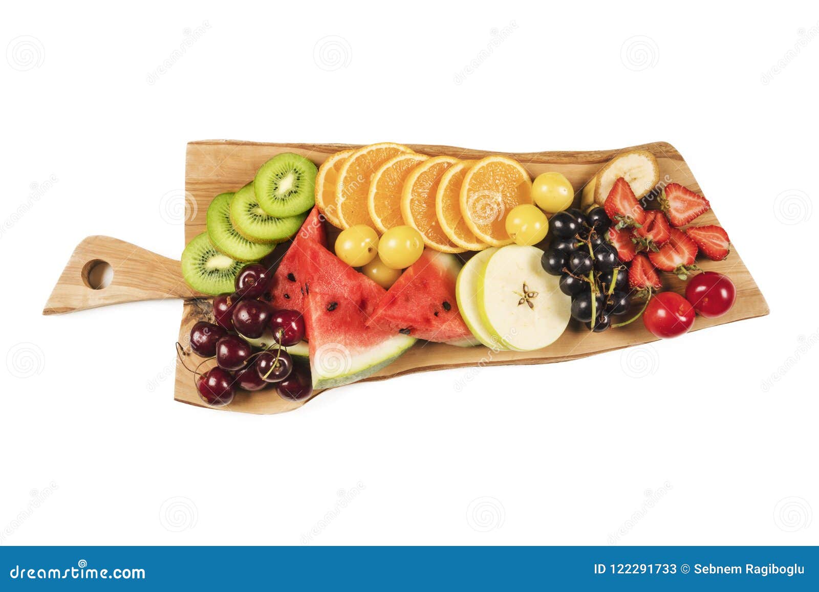 Assorted Fruits on Chopping Board Stock Image - Image of kiwi, mixed ...