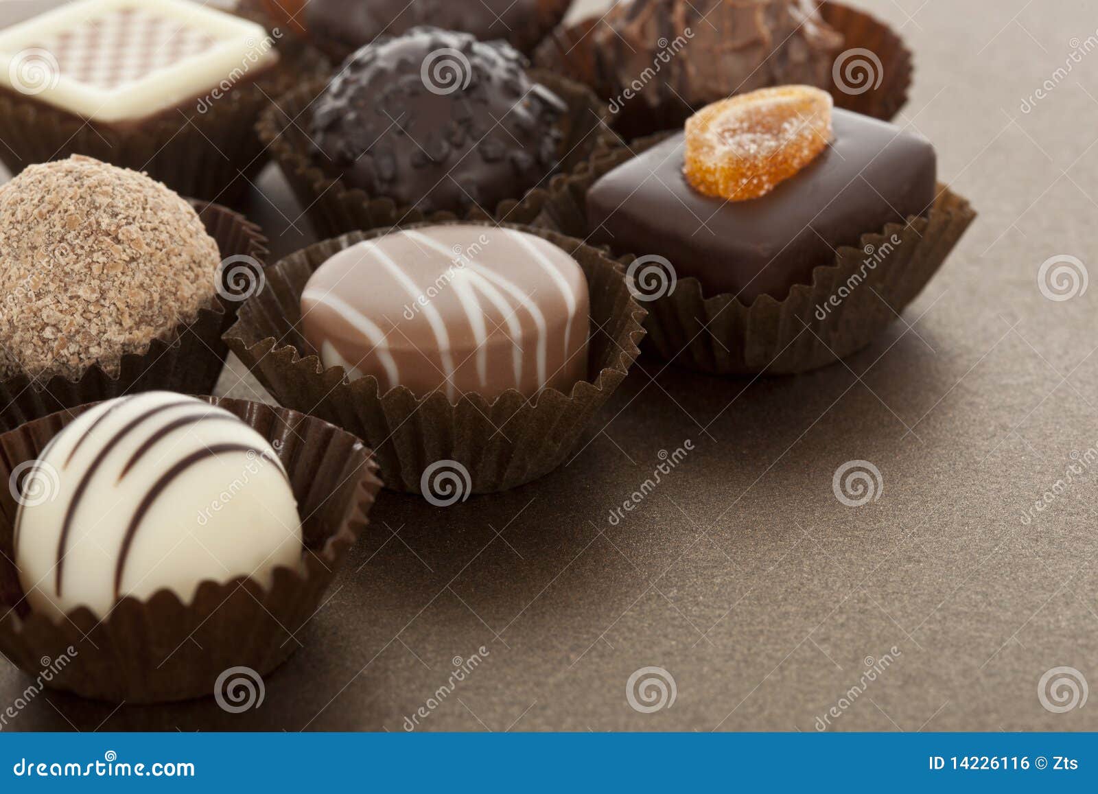 Gourmet Chocolate Bonbons Isolated On White Royalty-Free Stock Photo ...