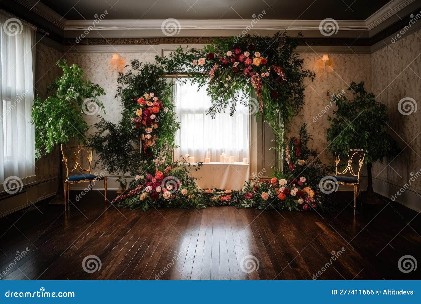 Assorted Greenery and Floral Arrangements for a Vibrant Ceremony ...