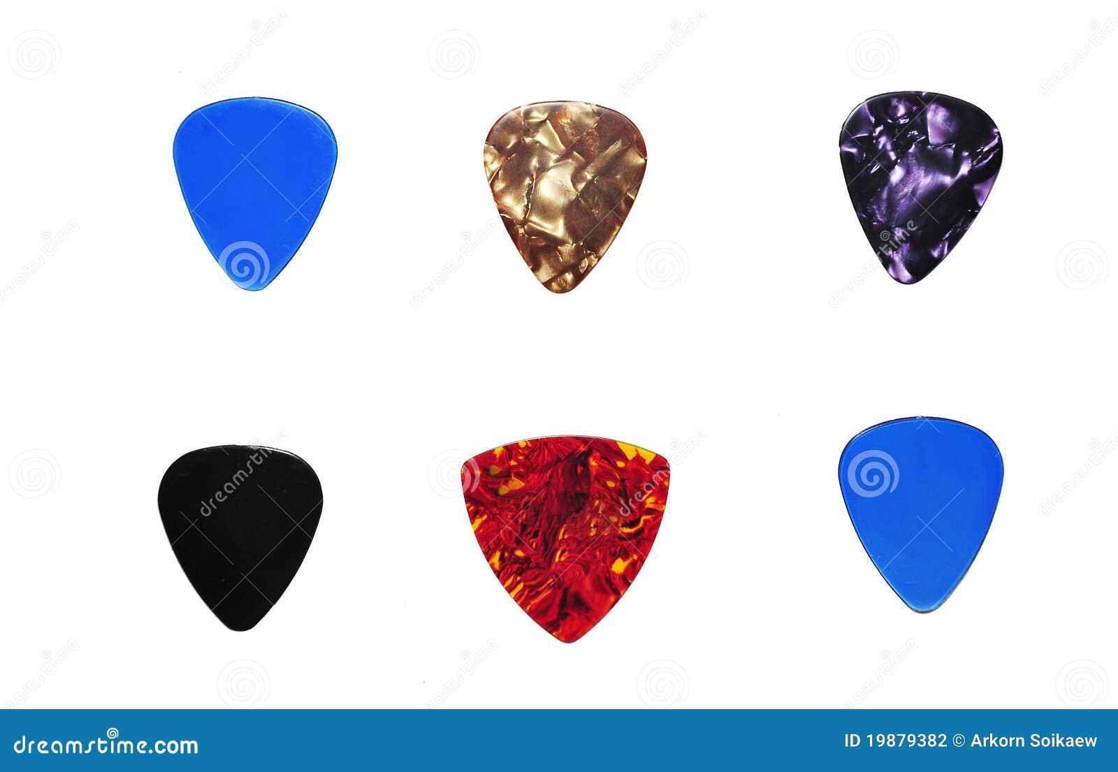 Assorted Guitar Picks stock photo. Image of green, musical - 19879382