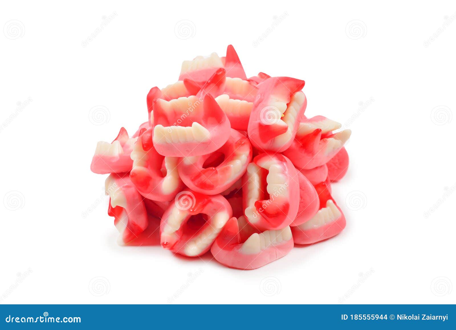 Assorted Gummy Candies. Jelly Sweets. Vampire Teeth Stock Photo - Image ...