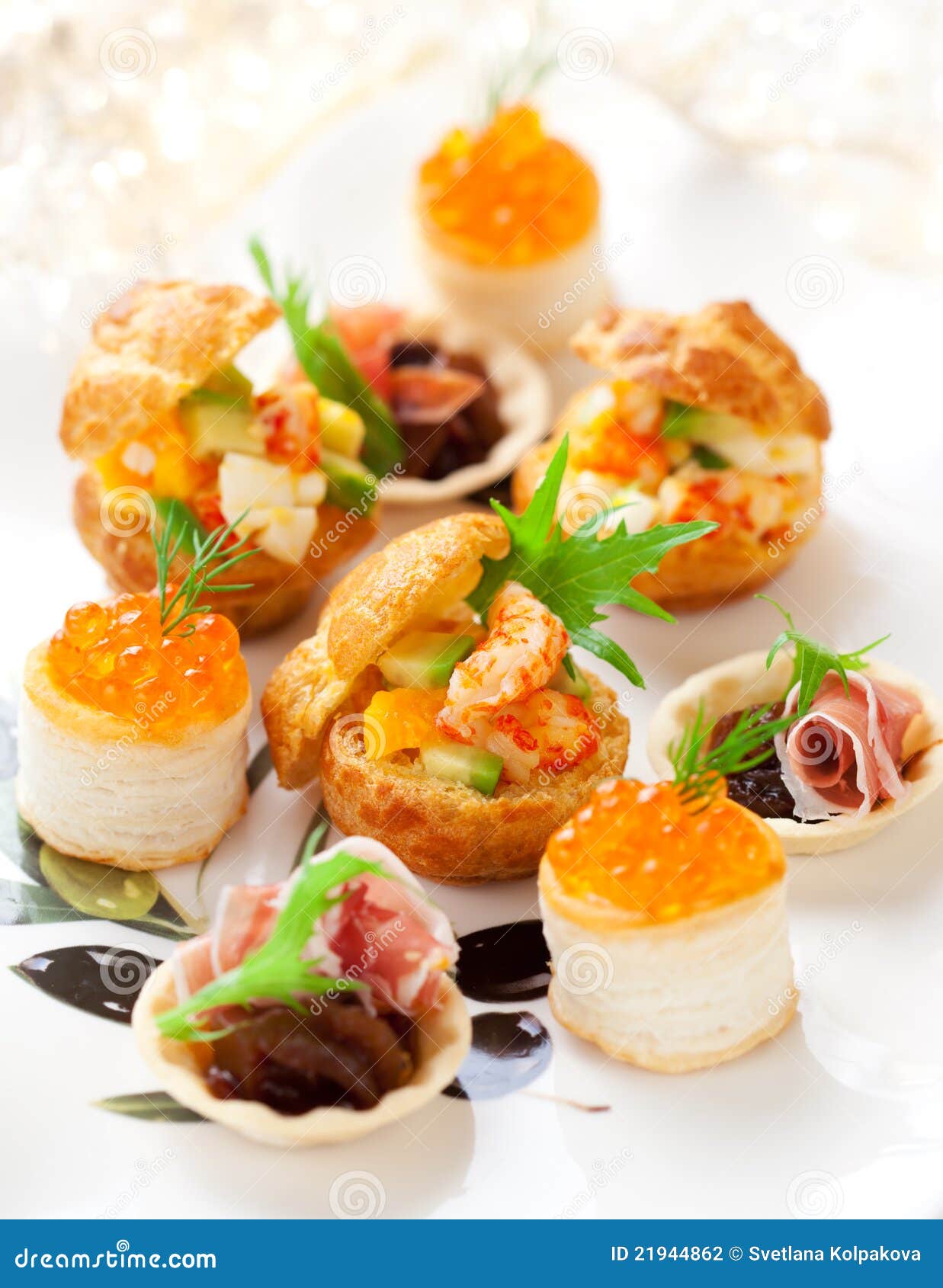 Assorted holiday snacks stock photo. Image of gourmet - 21944862