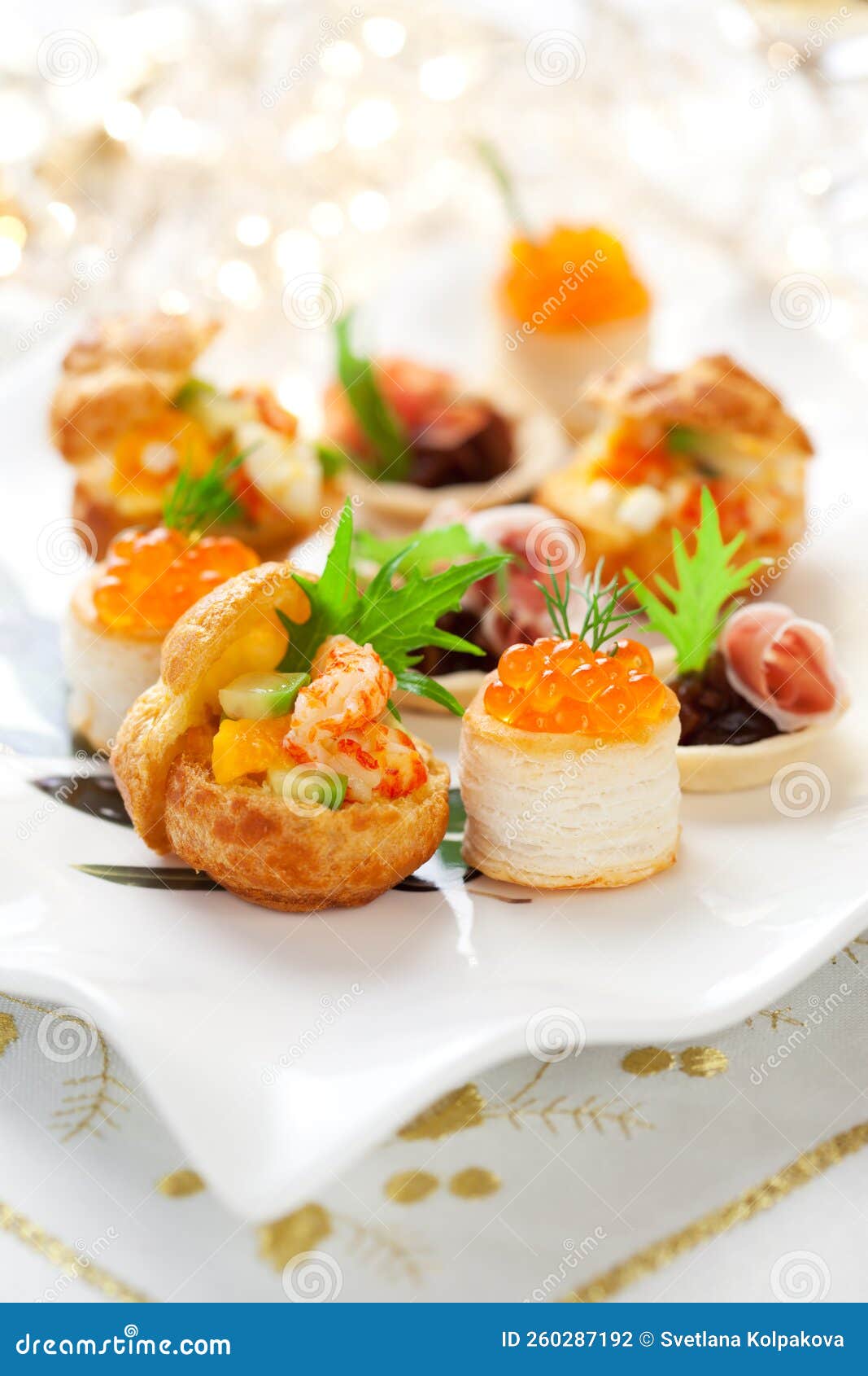 Assorted holiday snacks stock photo. Image of chutney - 260287192