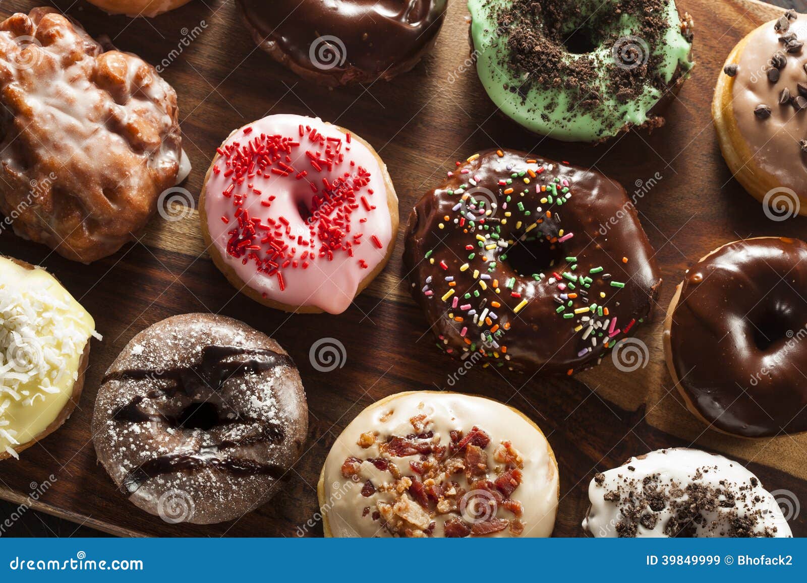 Assorted Homemade Gourmet Donuts Stock Image - Image of assorted ...