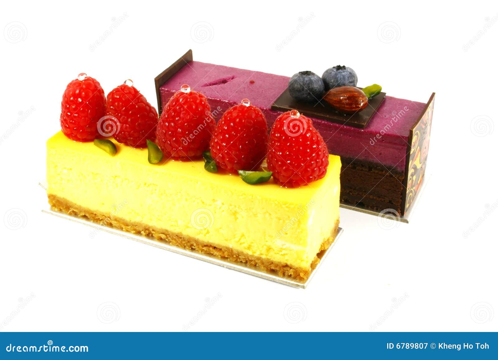Assorted Hotel Cakes stock image. Image of raspberry, desserts - 6789807