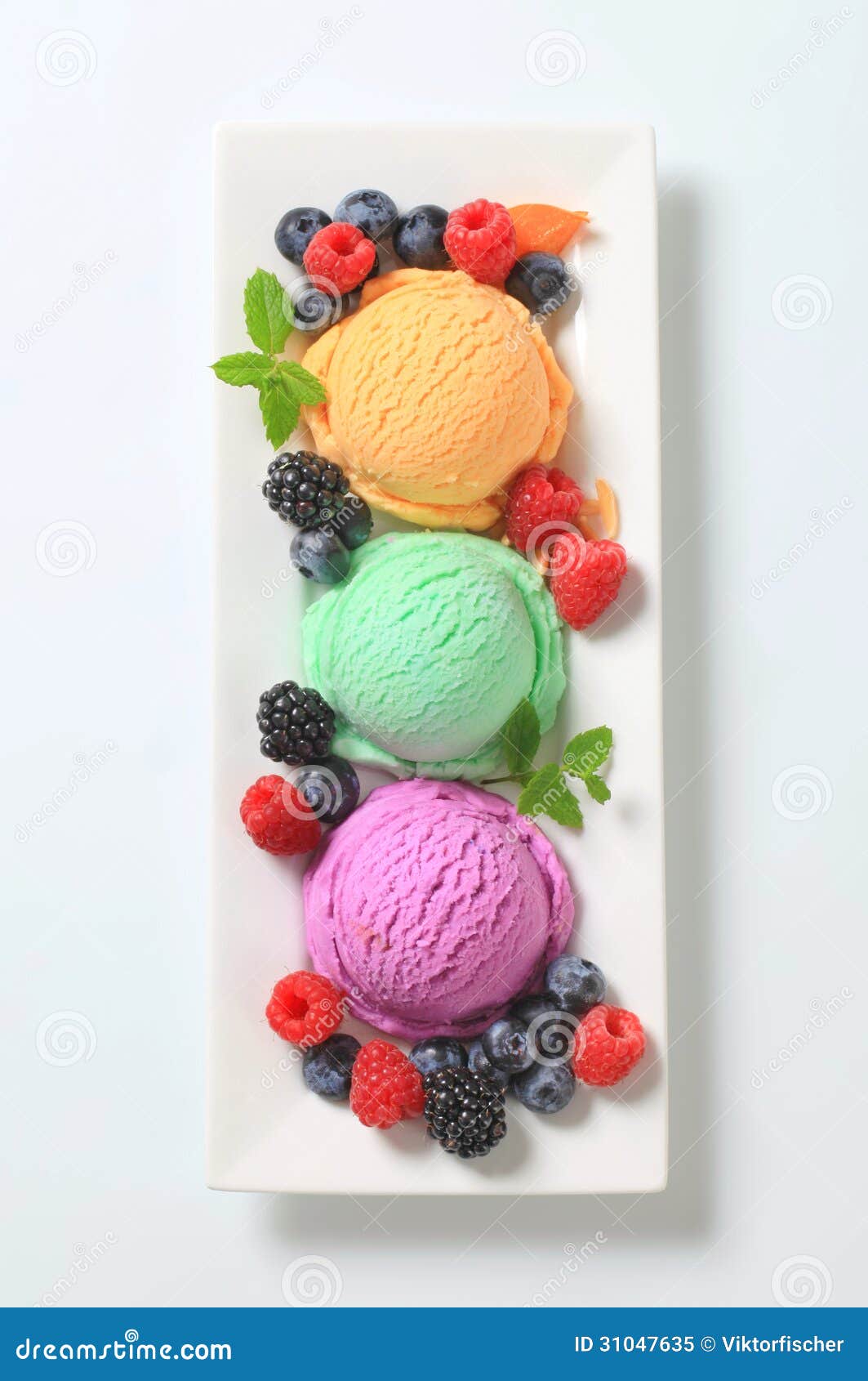 Assorted ice cream stock image. Image of fresh, blueberry - 31047635
