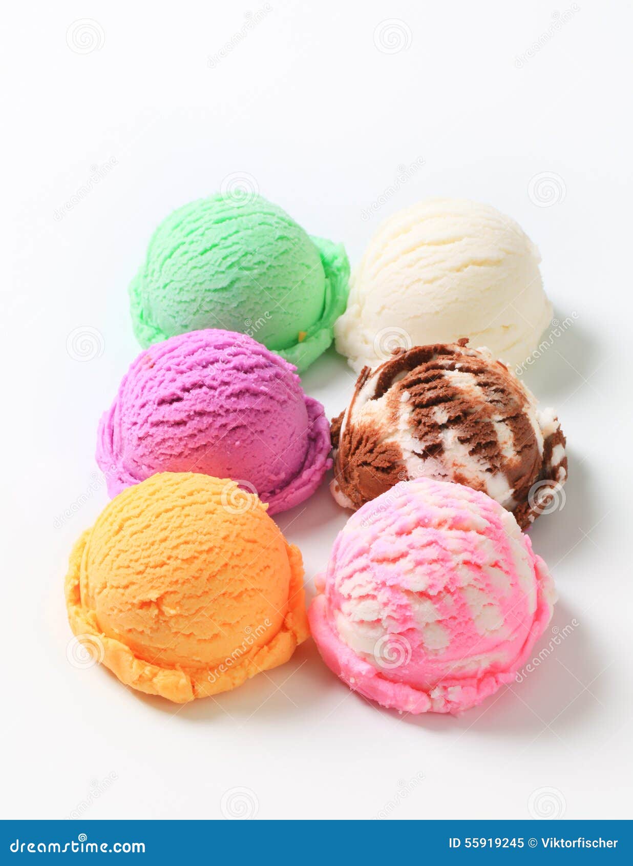 Assorted ice cream stock image. Image of selection, cream - 55919245