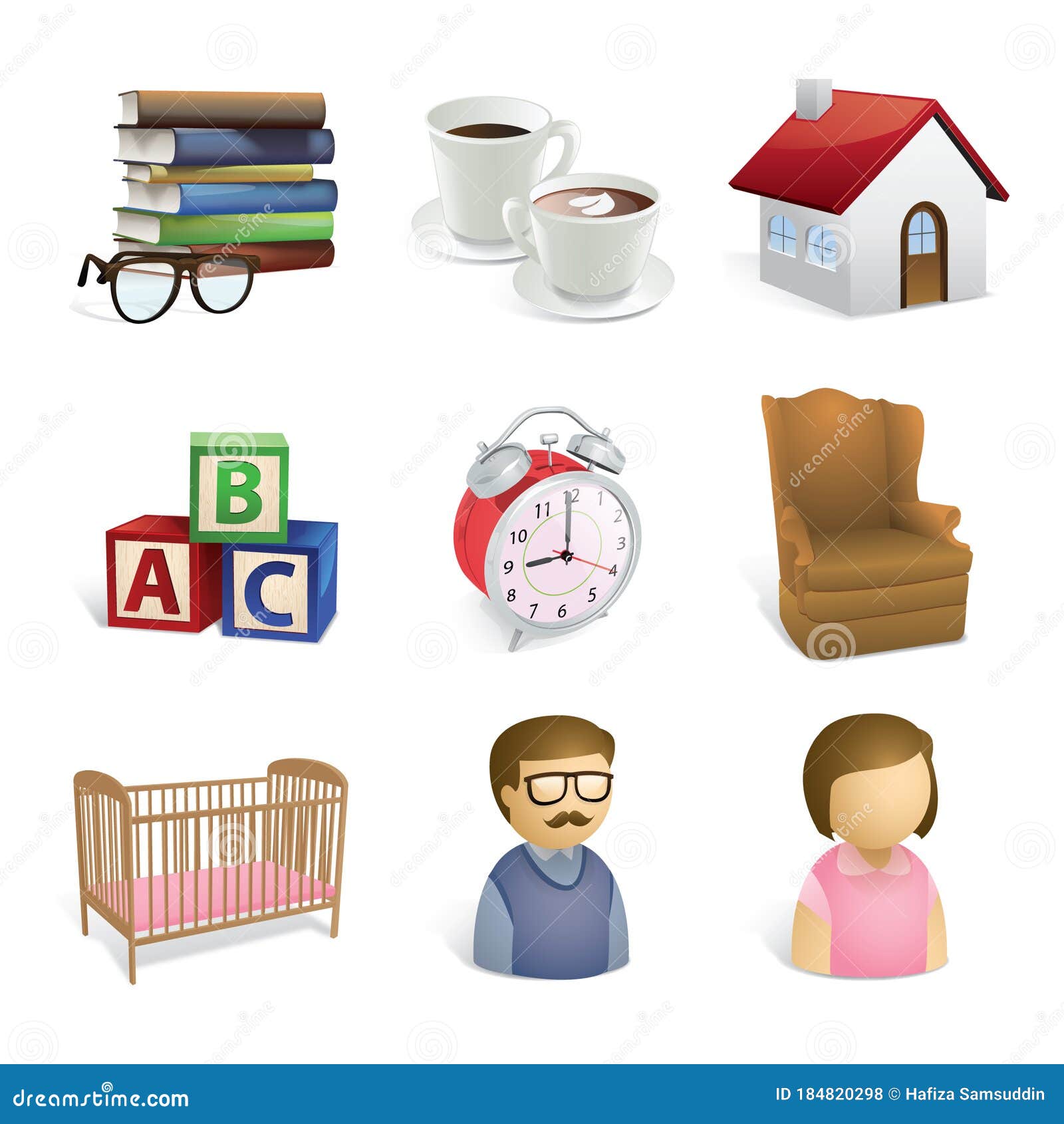 Assorted Icons. Vector Illustration Decorative Background Design Stock ...