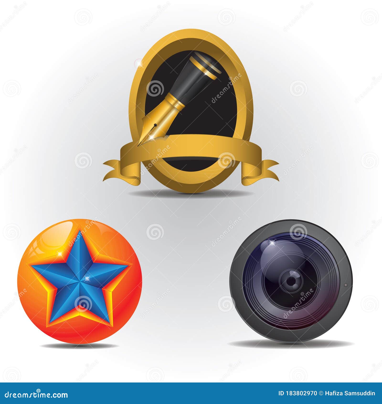 Assorted Icons. Vector Illustration Decorative Background Design Stock ...