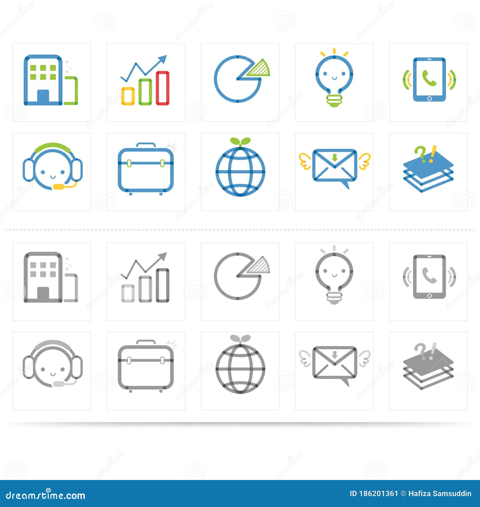 Assorted Icons. Vector Illustration Decorative Design Stock Vector ...