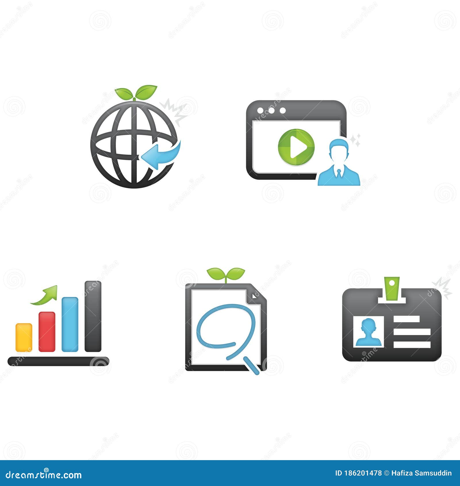 Assorted Icons. Vector Illustration Decorative Design Stock Vector ...