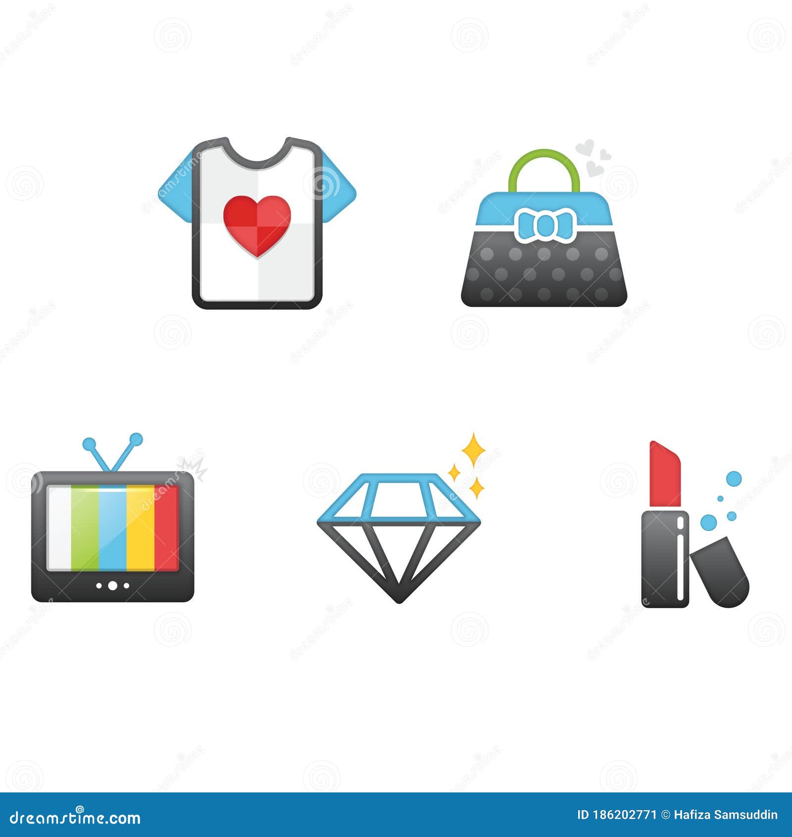 Assorted Icons. Vector Illustration Decorative Design Stock Vector ...