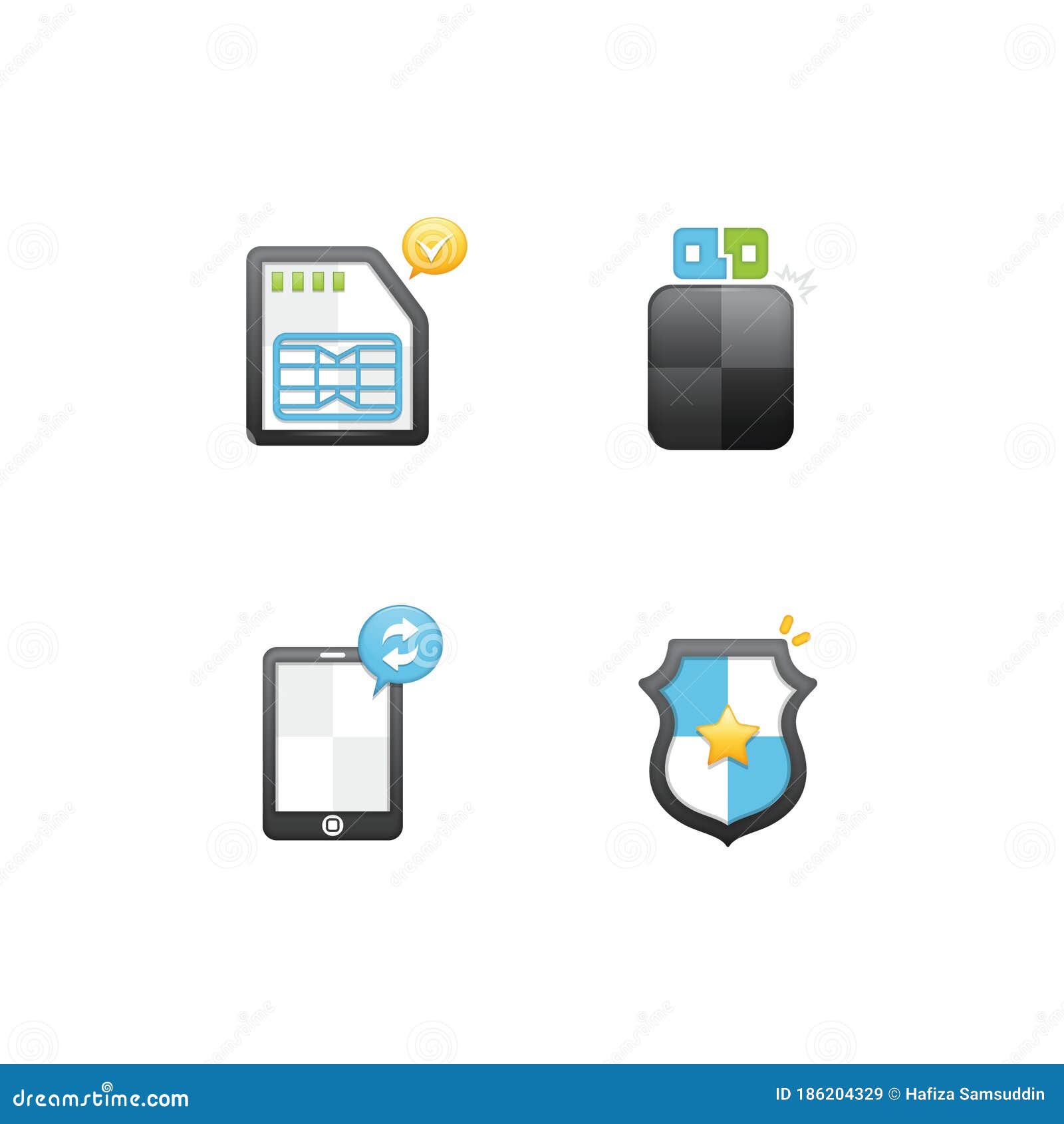 Assorted Icons. Vector Illustration Decorative Design Stock Vector ...