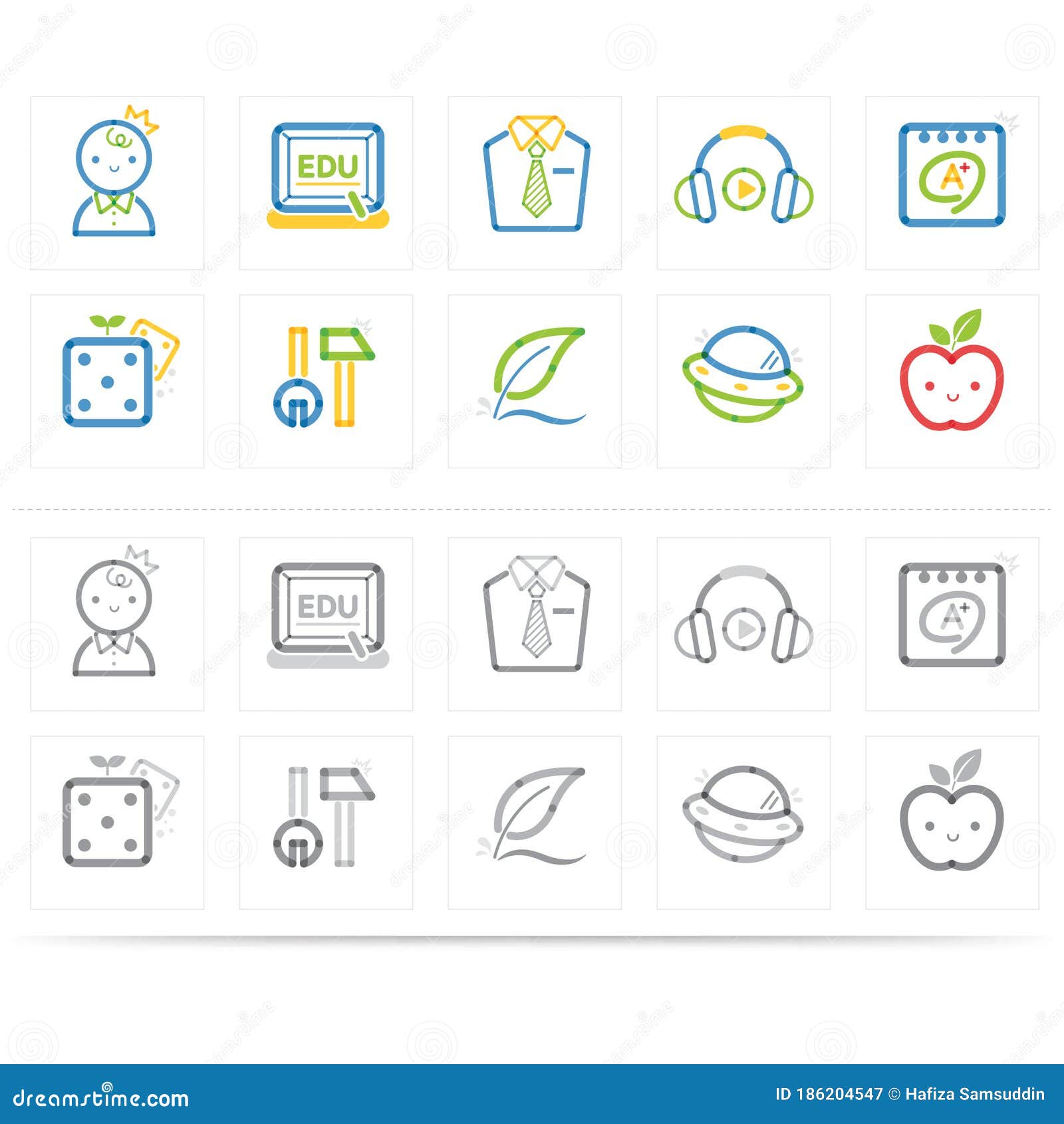 Assorted Icons. Vector Illustration Decorative Design Stock Vector ...