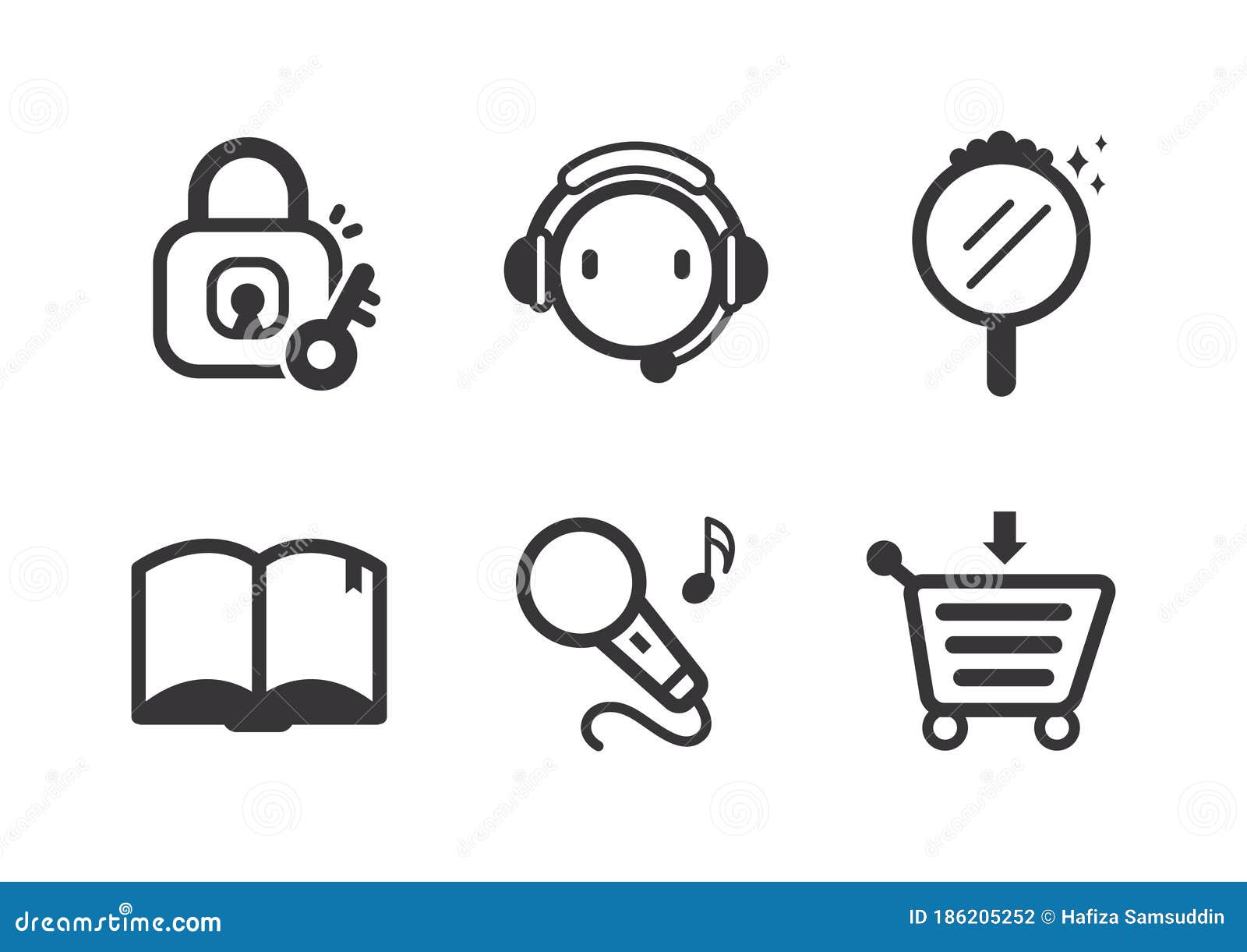 Assorted Icons. Vector Illustration Decorative Design Stock Vector ...