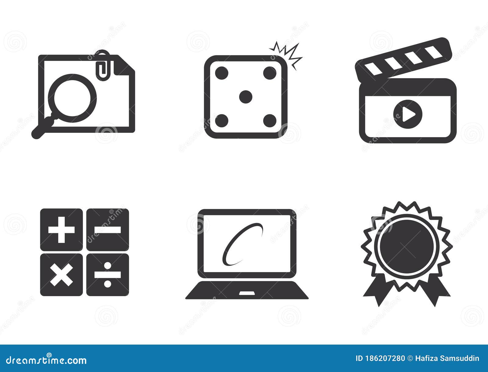 Assorted Icons. Vector Illustration Decorative Design Stock Vector ...