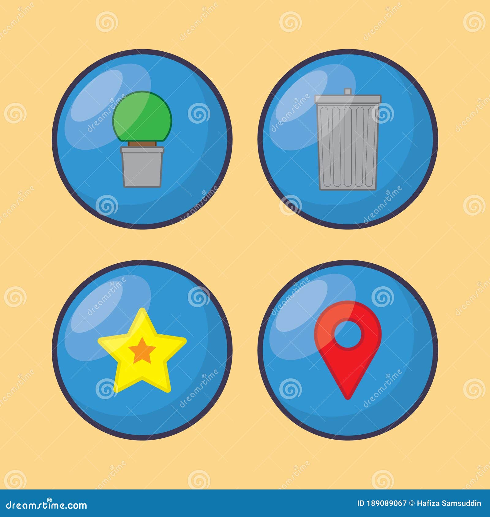 Assorted Icons. Vector Illustration Decorative Design Stock Vector ...