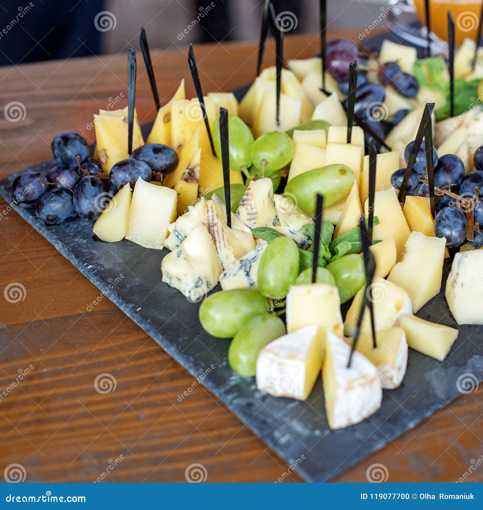 Assorted Italian Cheeses. Square. Concept of Eating, Snack, Rest Stock ...