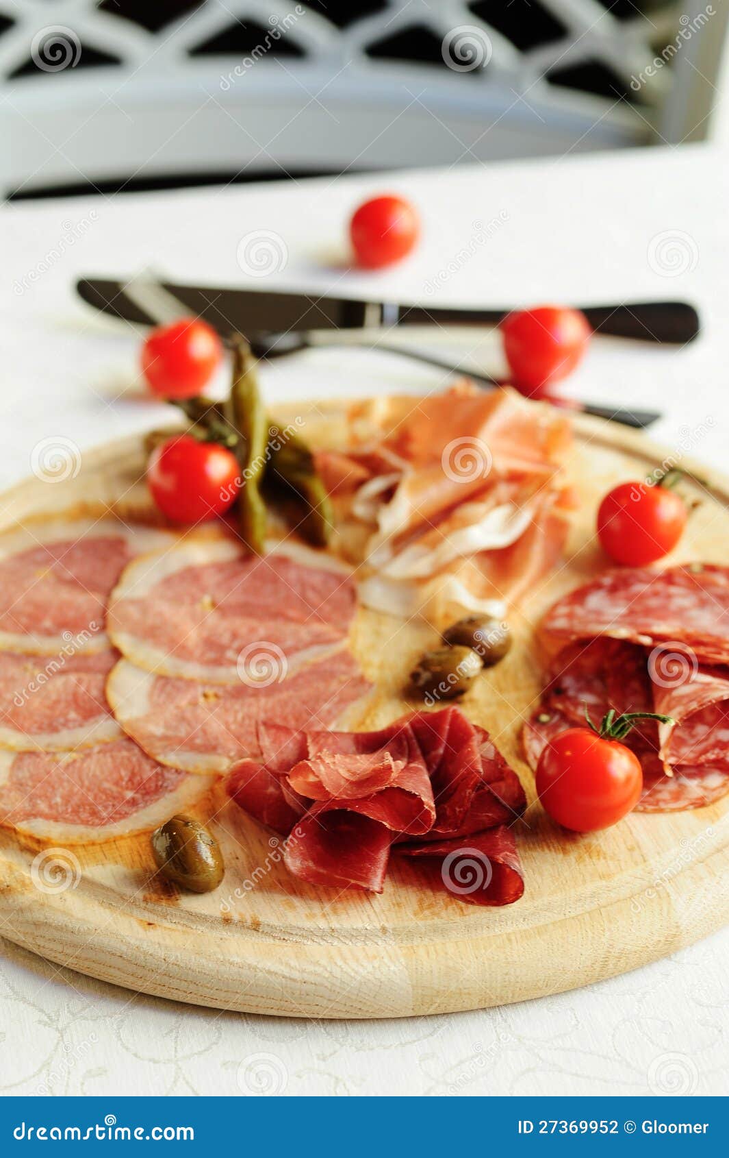 Assorted italian meat stock photo. Image of board, prosciutto - 27369952