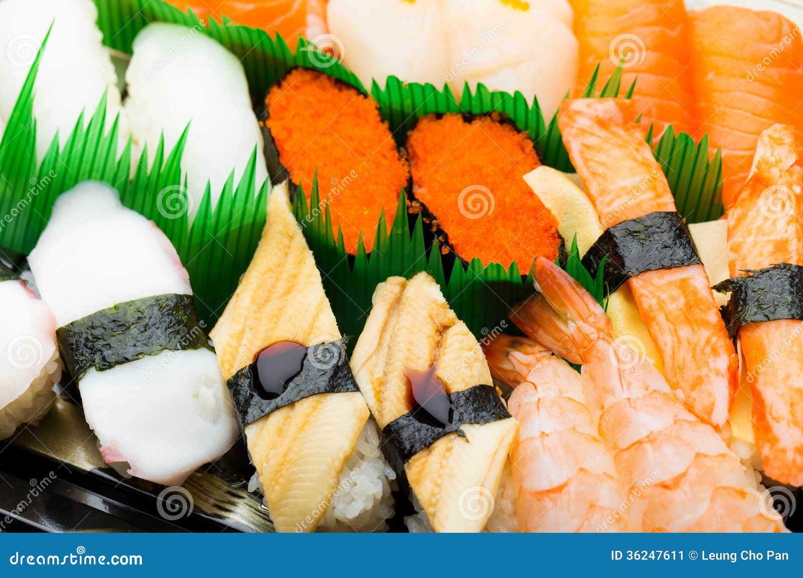 Assorted Japanese sushi stock image. Image of assorted - 36247611