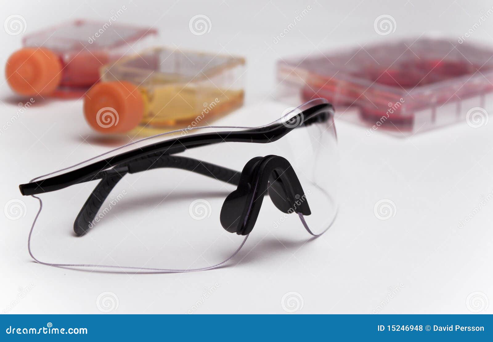 Assorted Lab Supplies stock photo. Image of media, dish - 15246948