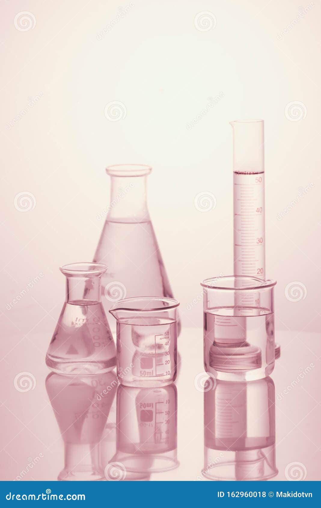 Assorted Laboratory Glassware Equipment - Image Stock Photo - Image of ...
