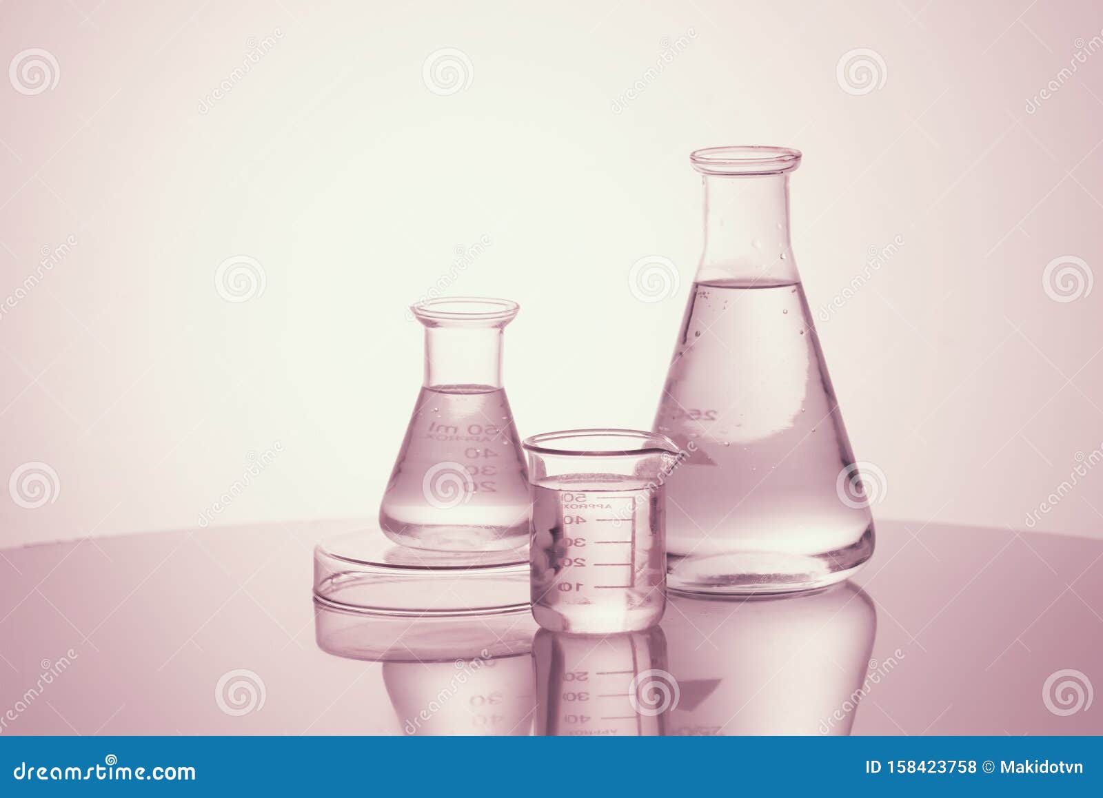 Assorted Laboratory Glassware Equipment - Image Stock Photo - Image of ...