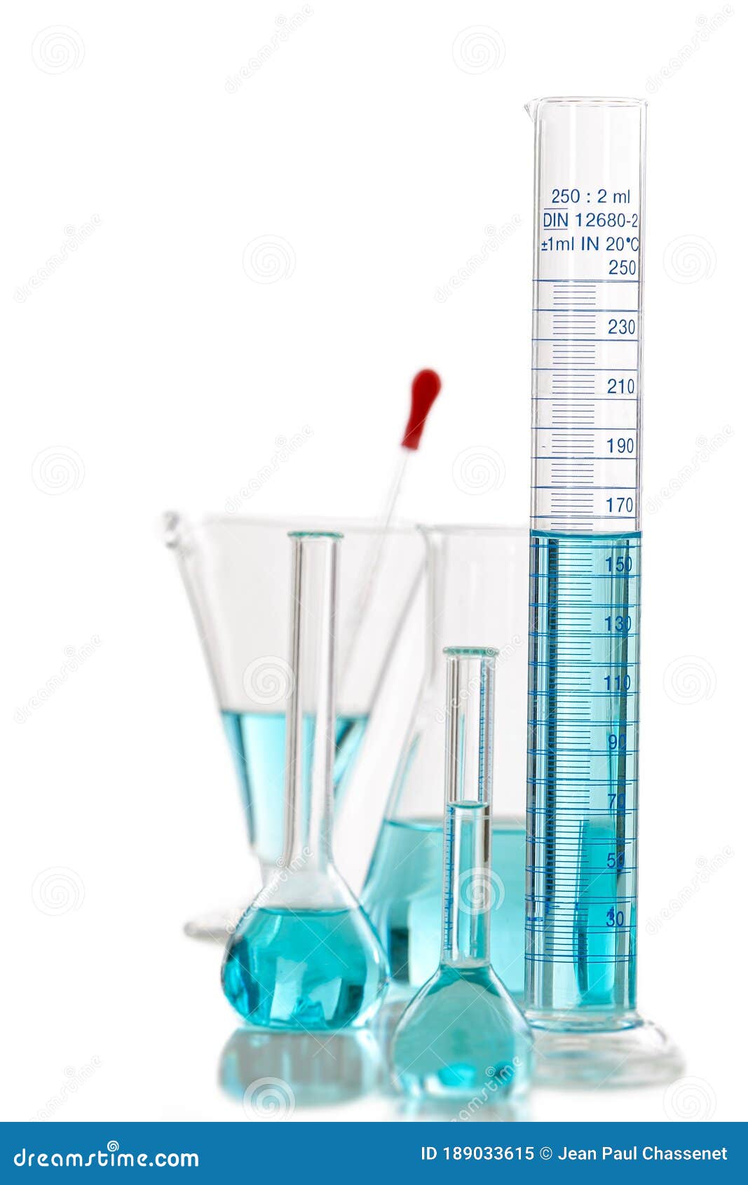 Assorted Laboratory Glassware Equipment Ready for an Experiment in a ...