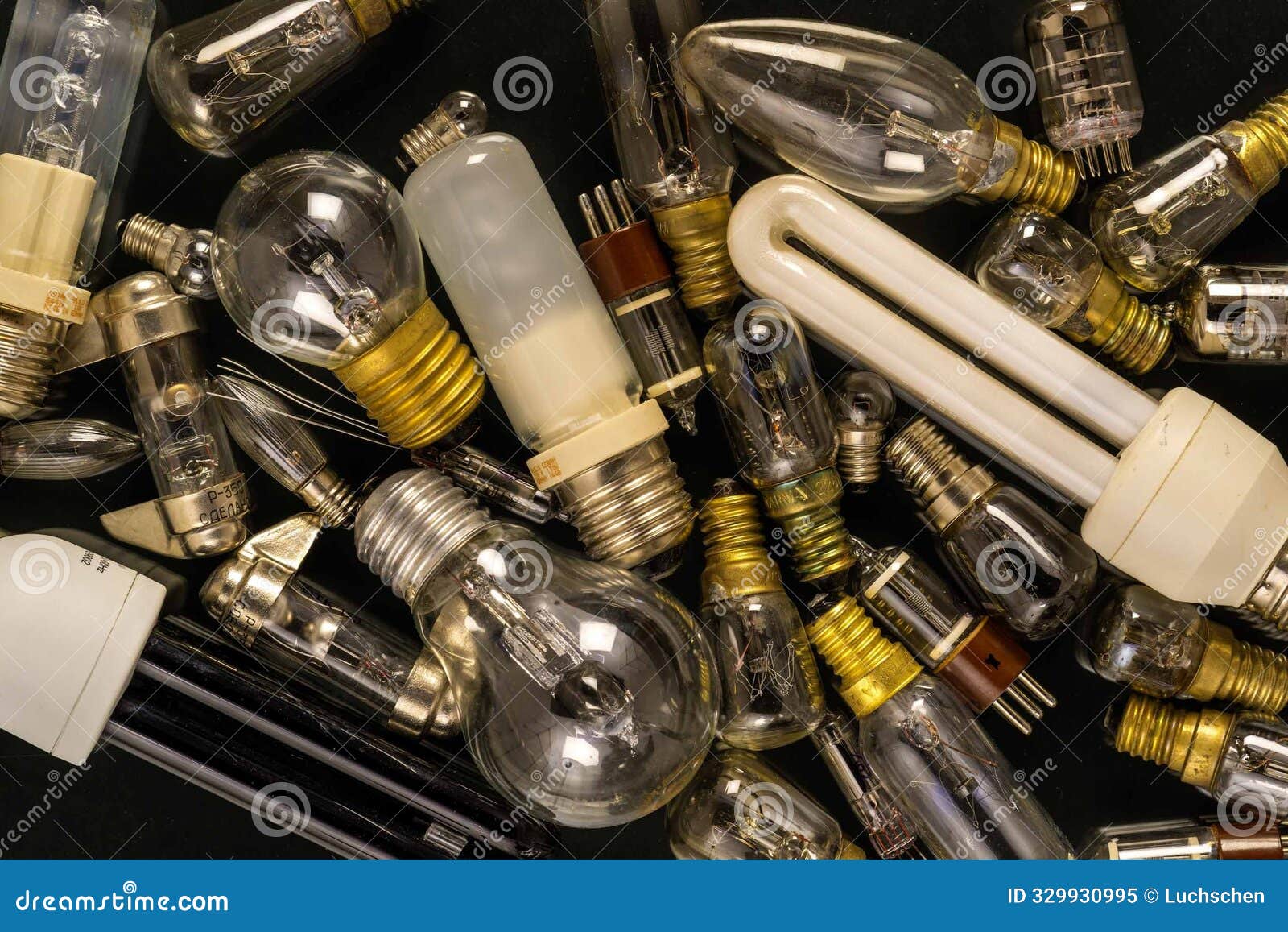 Assorted Light Bulbs stock image. Image of dark, assorted - 329930995